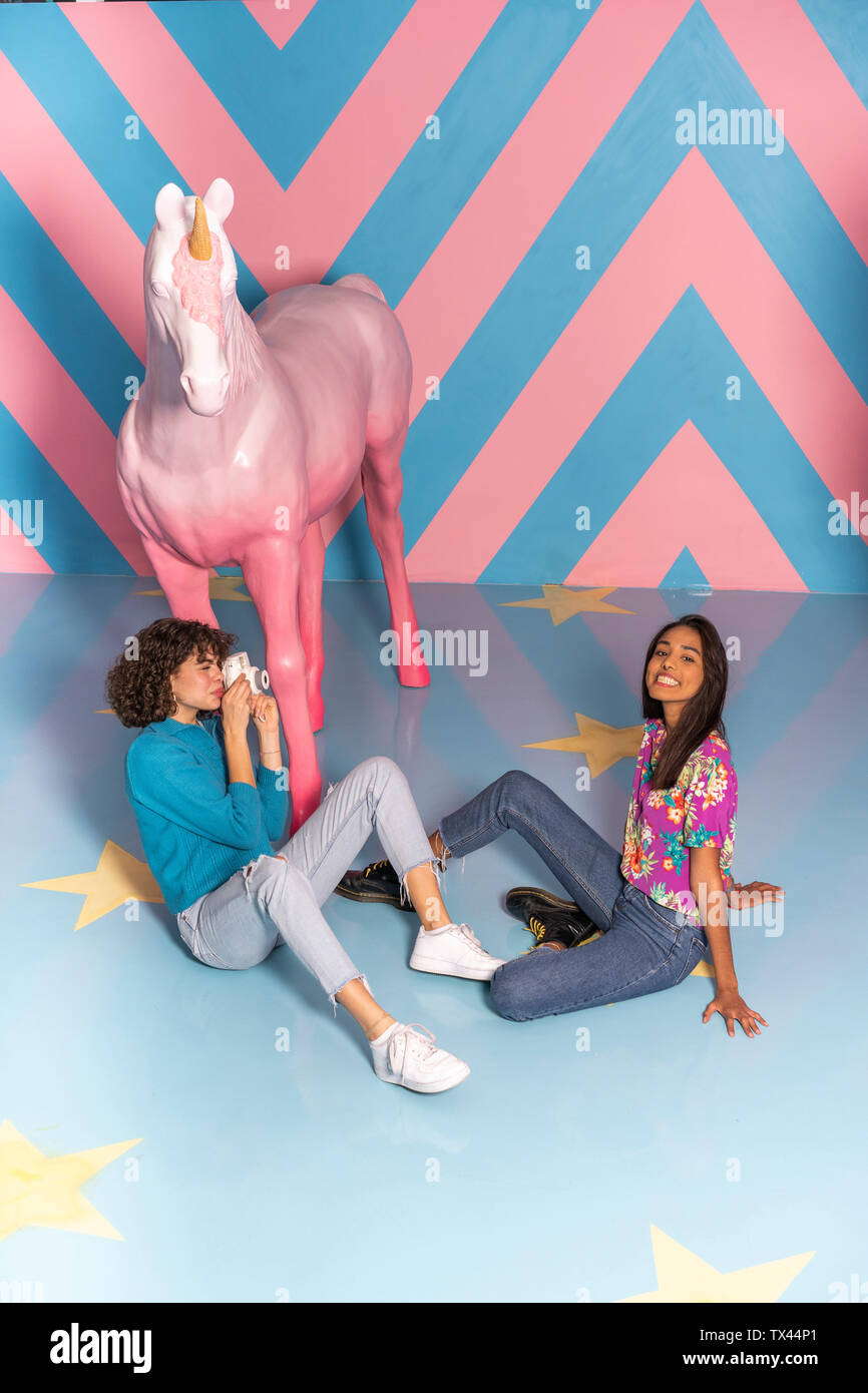 Fake unicorn hi-res stock photography and images - Alamy