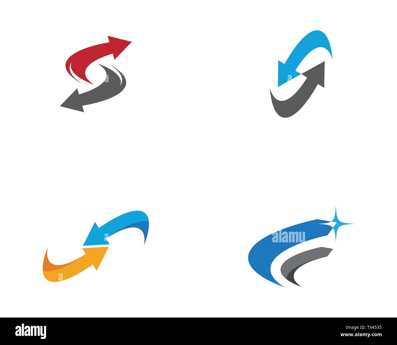 Arrow vector illustration icon Logo Template design Stock Vector Image ...