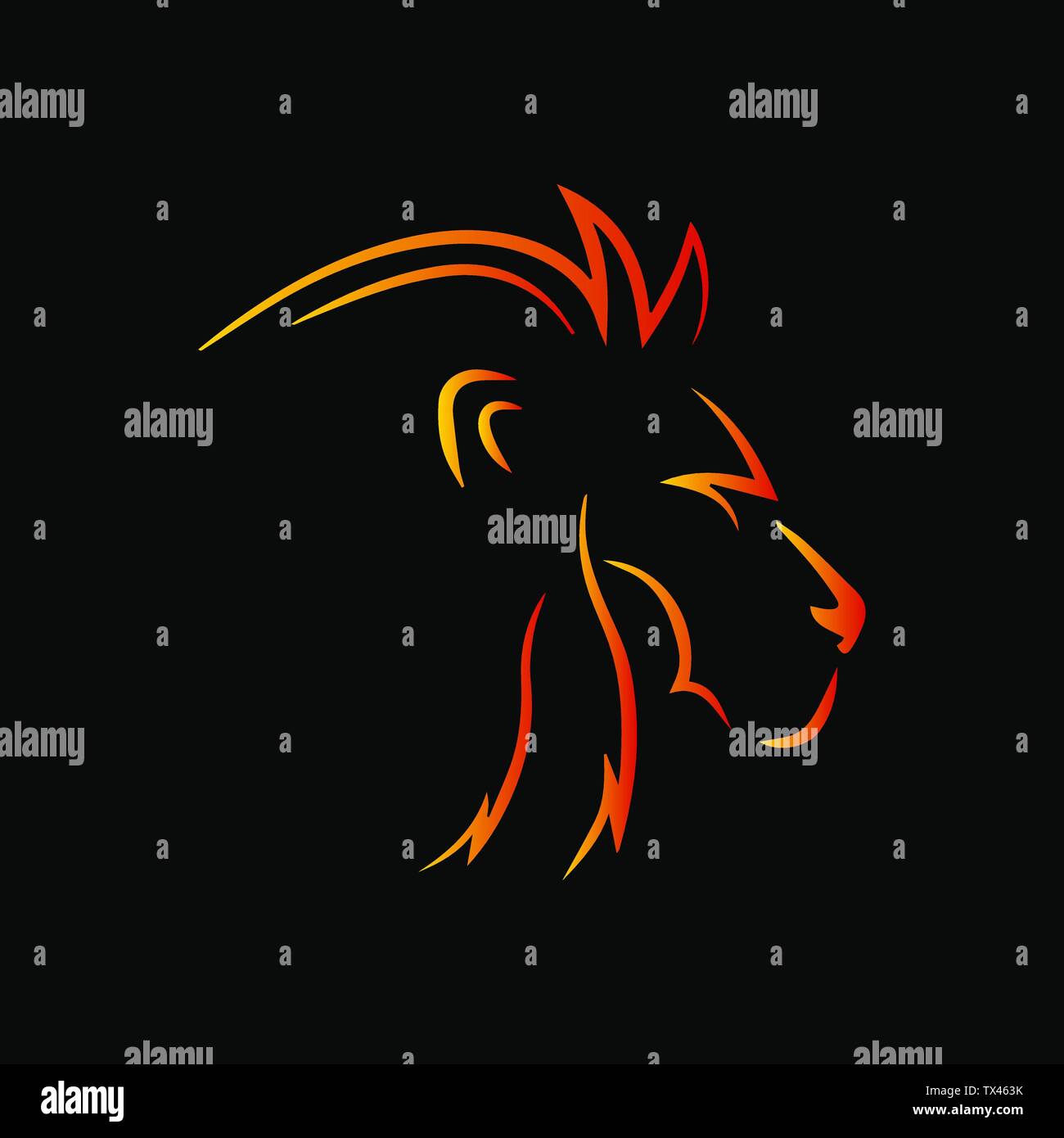 Creative lion hi-res stock photography and images - Alamy