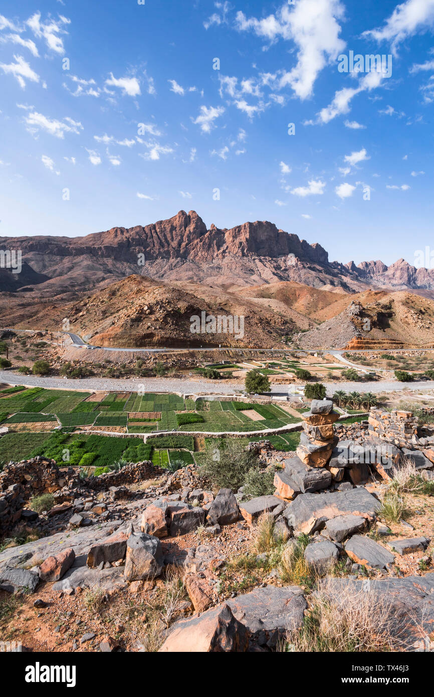 Fields of Al Hamra, Ad Dakhiliyah, Oman Stock Photo - Alamy
