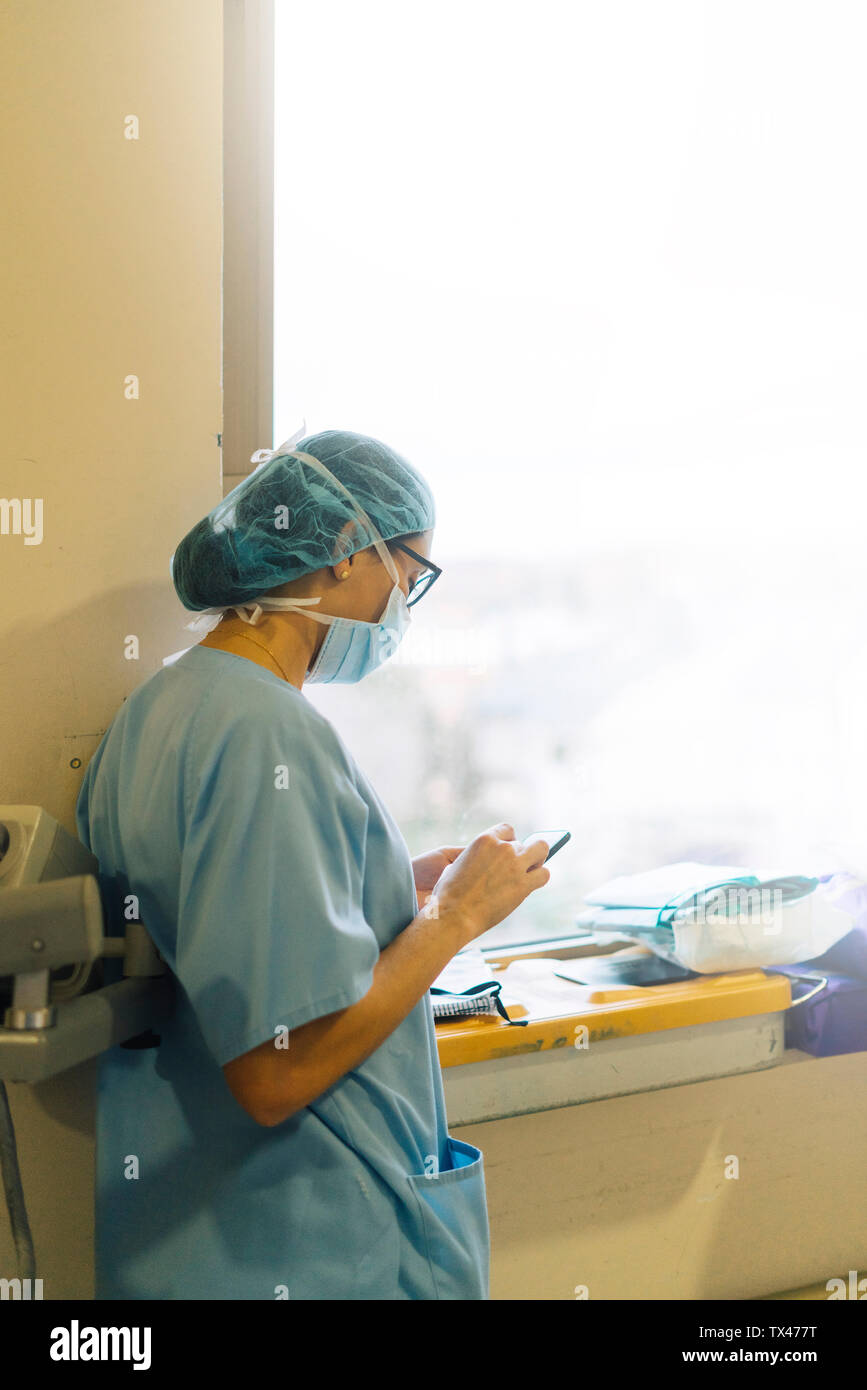 Preparation for hospital surgery hi-res stock photography and images ...