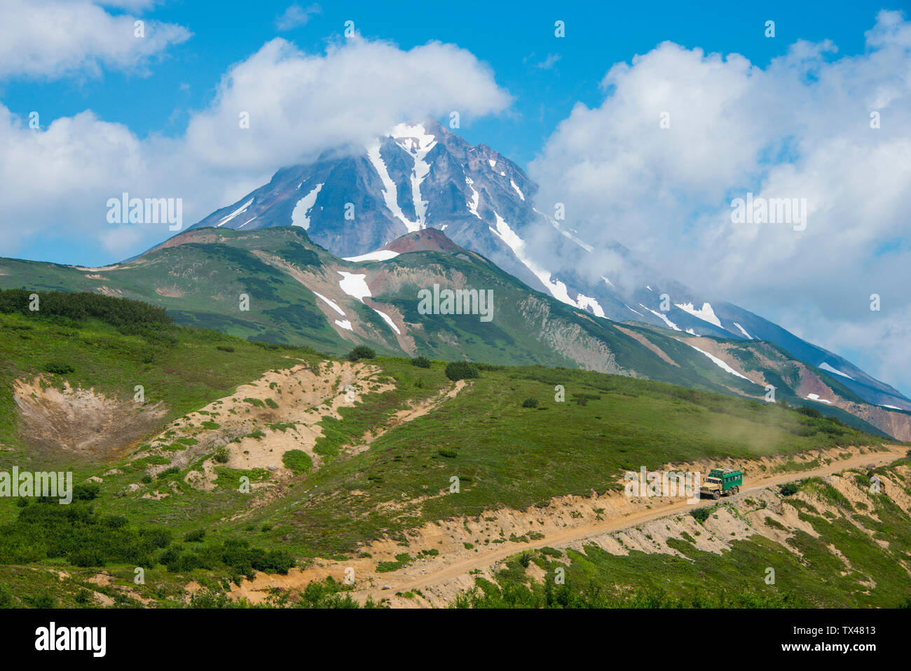Russia, Kamchatka, Vilyuchik volcano Stock Photo - Alamy