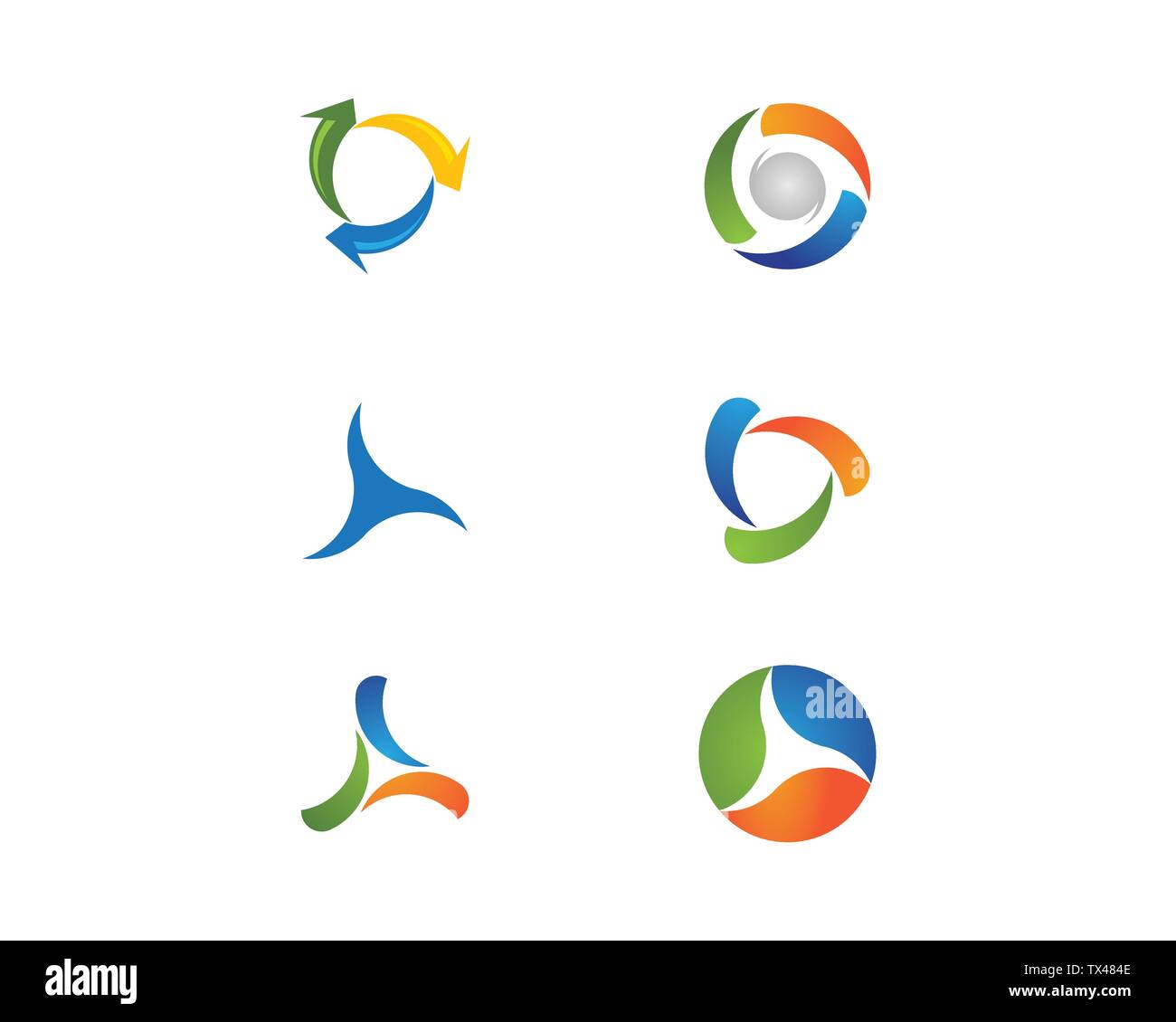 triangle icon vector design illustration template Stock Vector Image ...