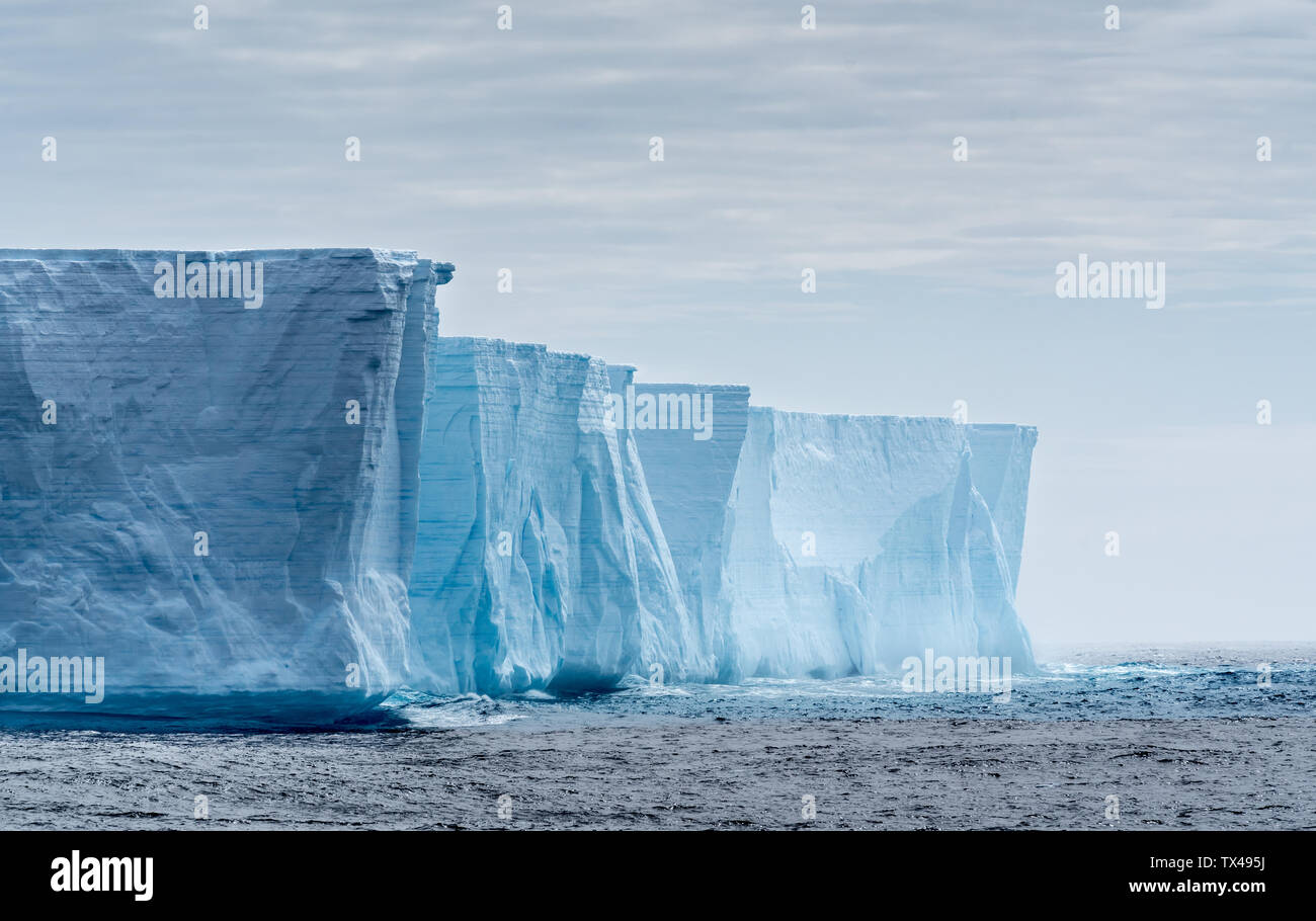 Massive iceberg floating in the Southern Ocean, Antarctica Stock Photo ...