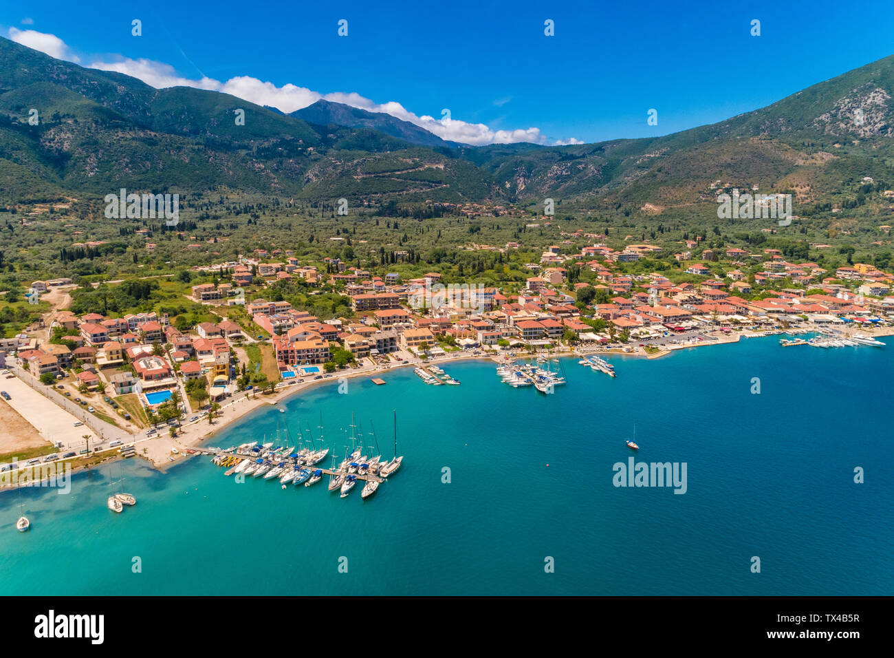 Aerial view lefkada greece hi-res stock photography and images - Alamy