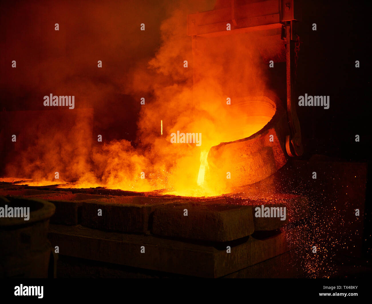 Copper foundry hi-res stock photography and images - Alamy