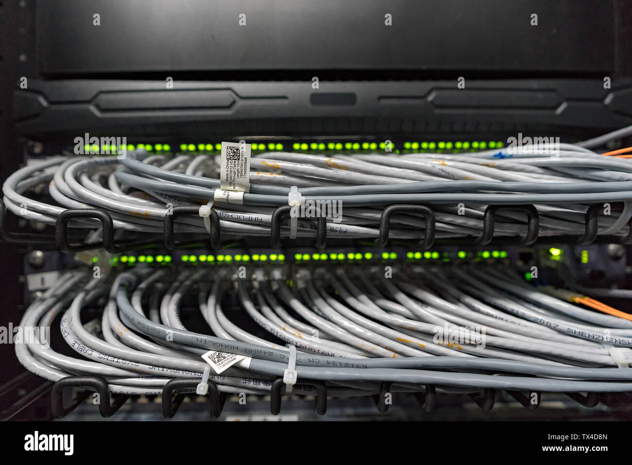 Cloud Computing Center Machine Room Stock Photo - Alamy