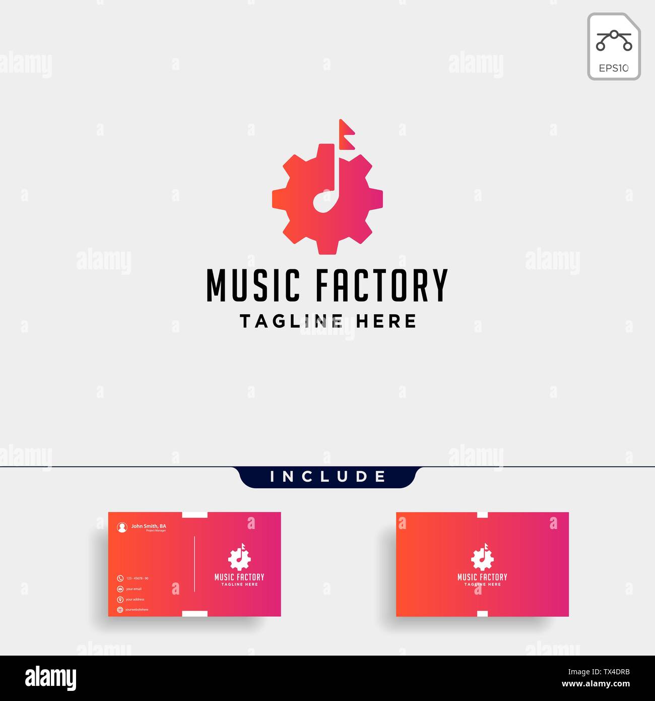 music gear logo design studio headphone microphone cassete vector ...