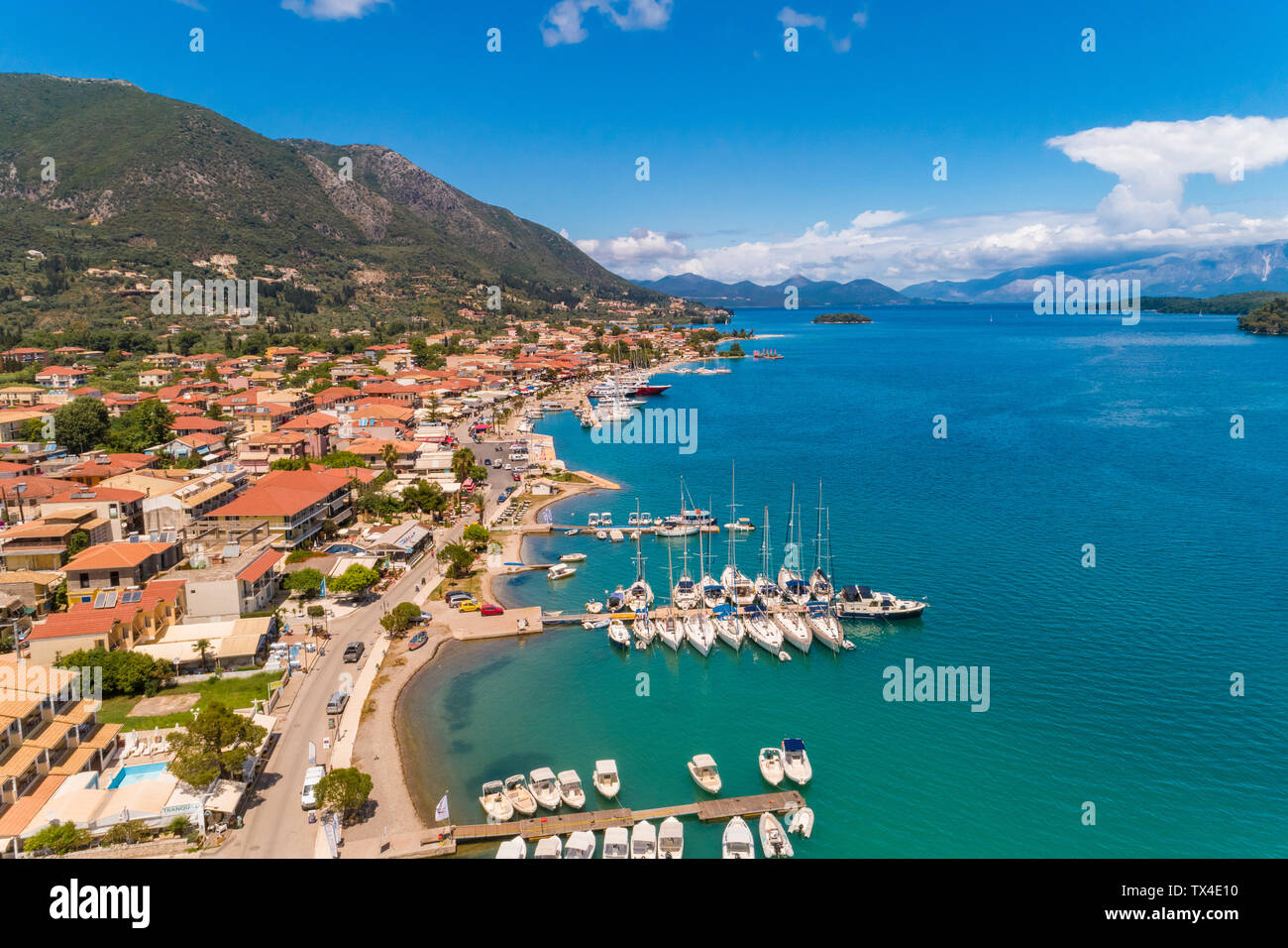 Aerial view lefkada greece hi-res stock photography and images - Alamy
