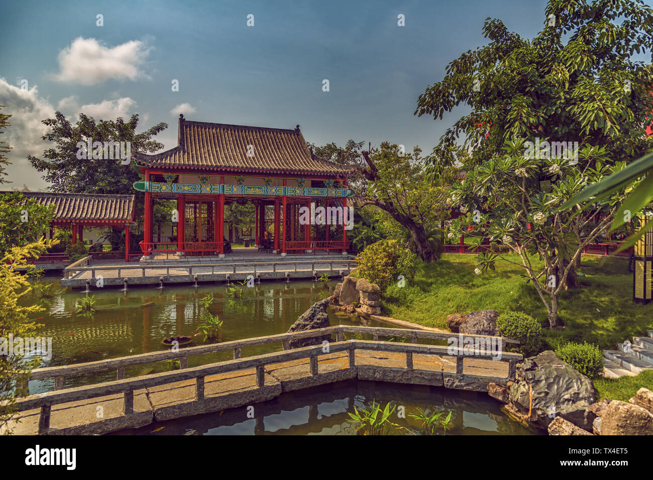 Chinese Garden Of Elements