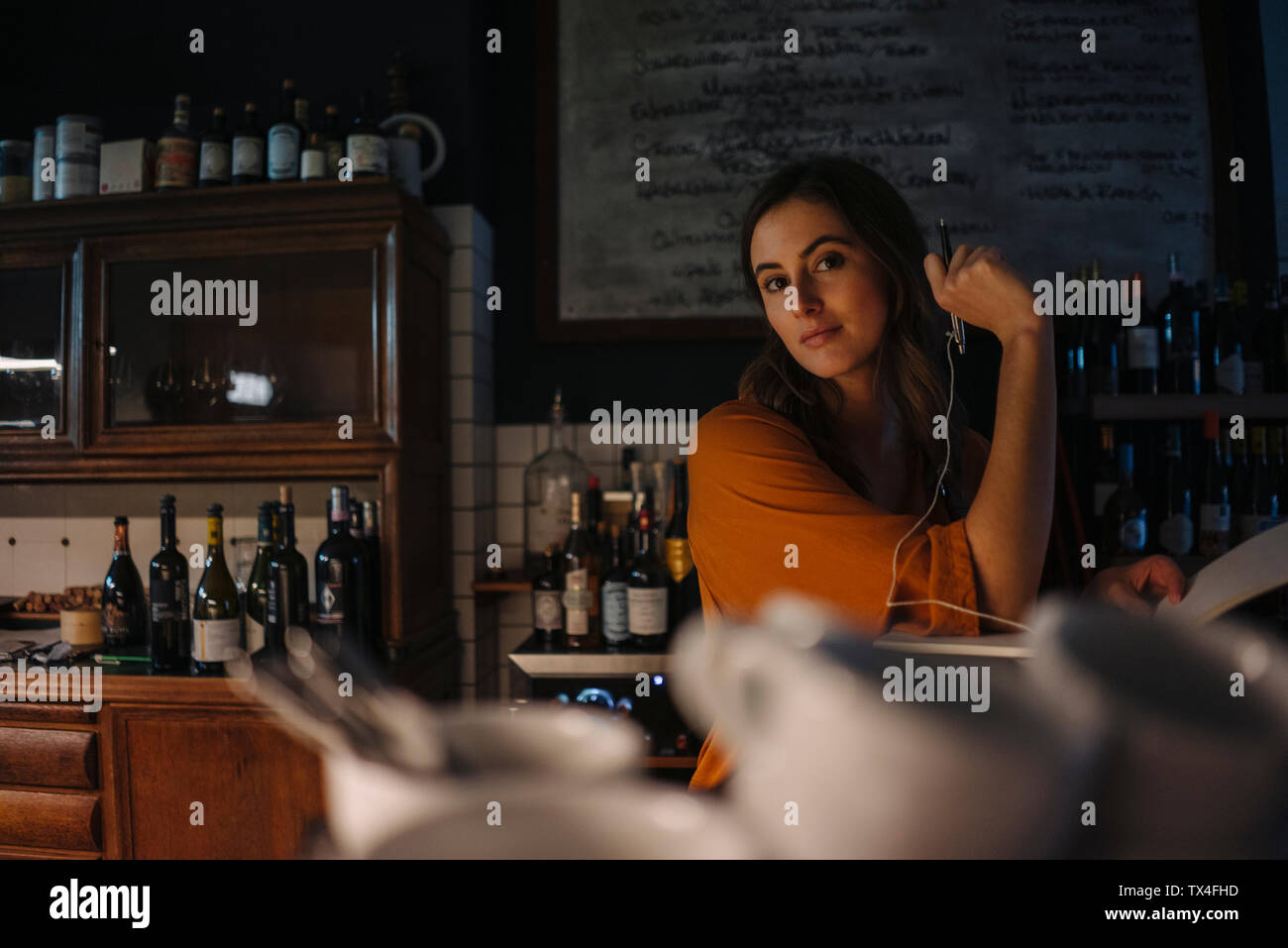 Woman Ordering Counter High Resolution Stock Photography and Images - Alamy