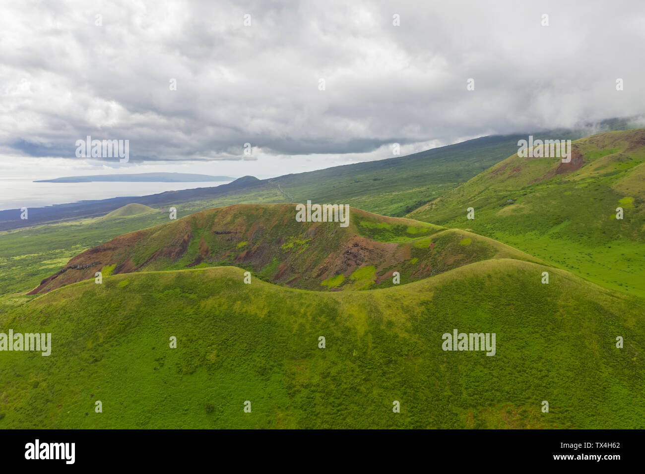 USA, Hawaii, Maui, south coast, Luala’ilua Hills Stock Photo - Alamy