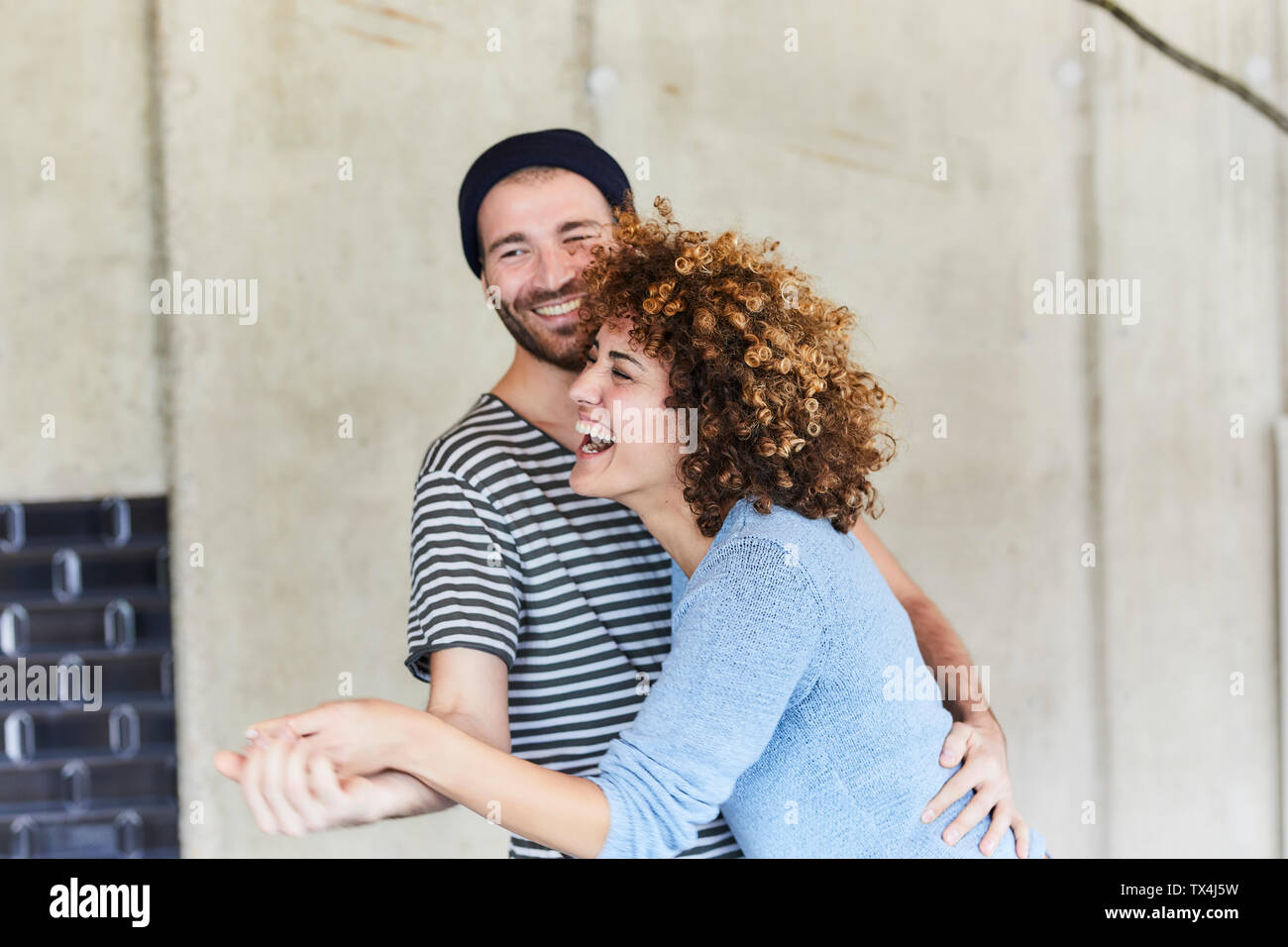 Happiness laughing dancing hi-res stock photography and images - Alamy