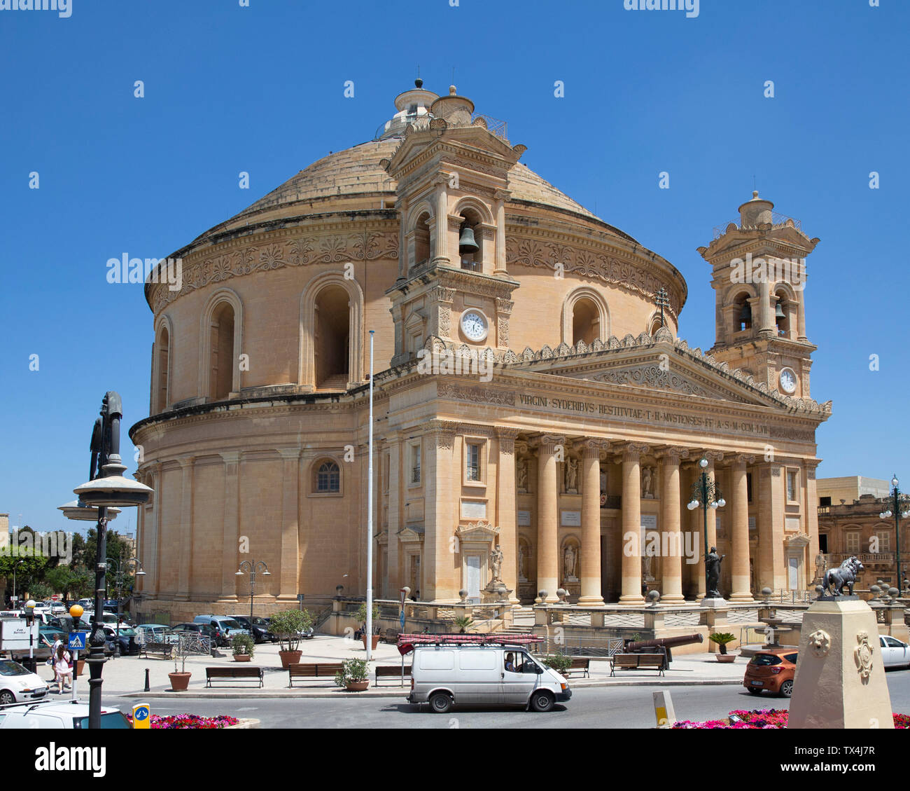 Mosta Dome Catholic basilica in Malta Stock Photo - Alamy
