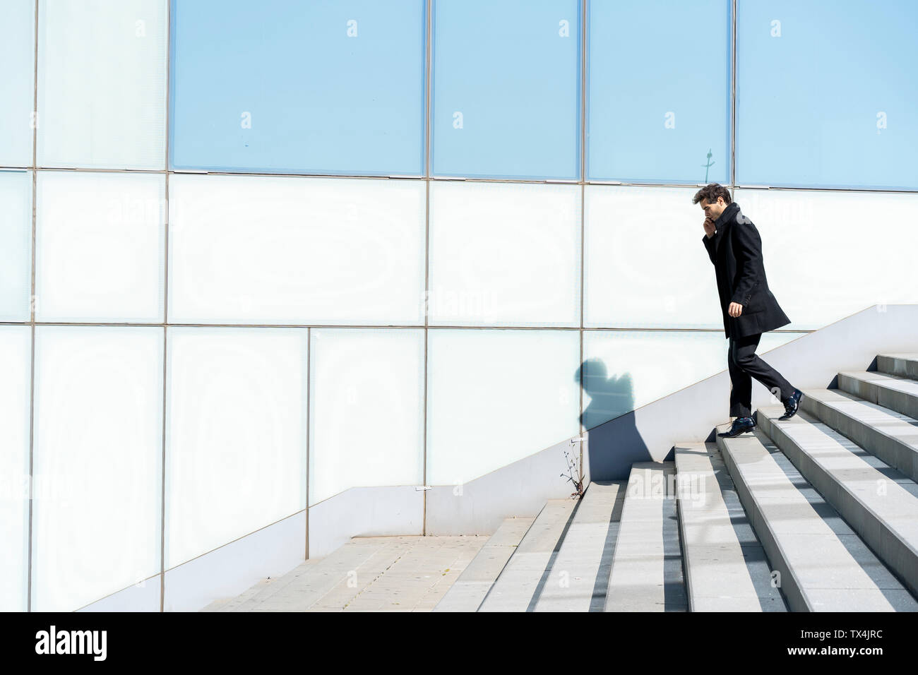 Walking Up Stairs Side View