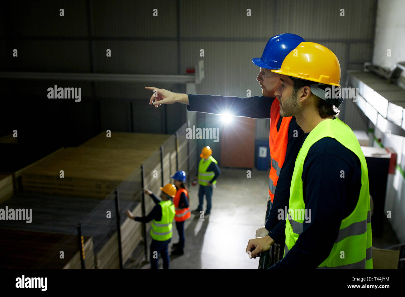 Group instructing hi-res stock photography and images - Alamy