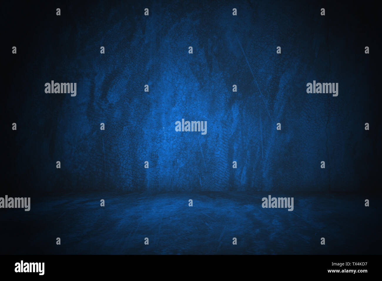 blue cement studio wall backdrop and background Stock Photo - Alamy