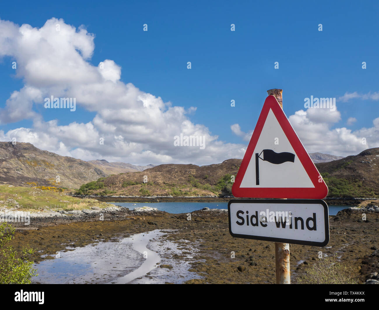 Wind Warning Sign High Resolution Stock Photography and Images - Alamy