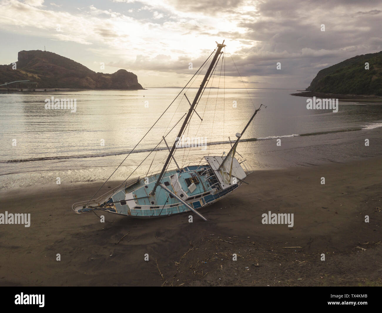 Old yacht at benete beach hi-res stock photography and images - Alamy