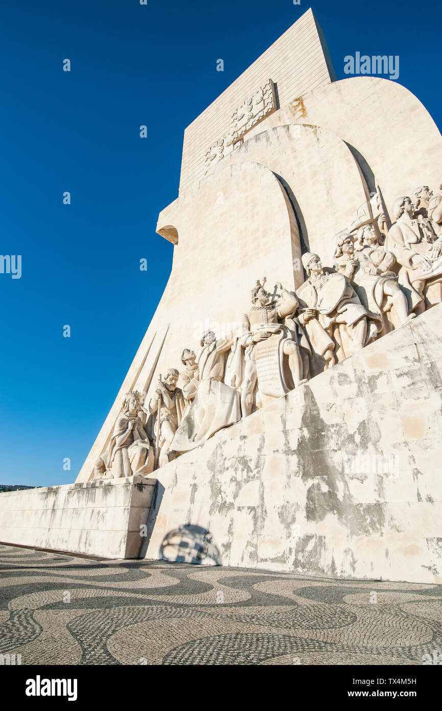 Portugal, Lisbon, Belem, Monument to the Discoveries Stock Photo - Alamy