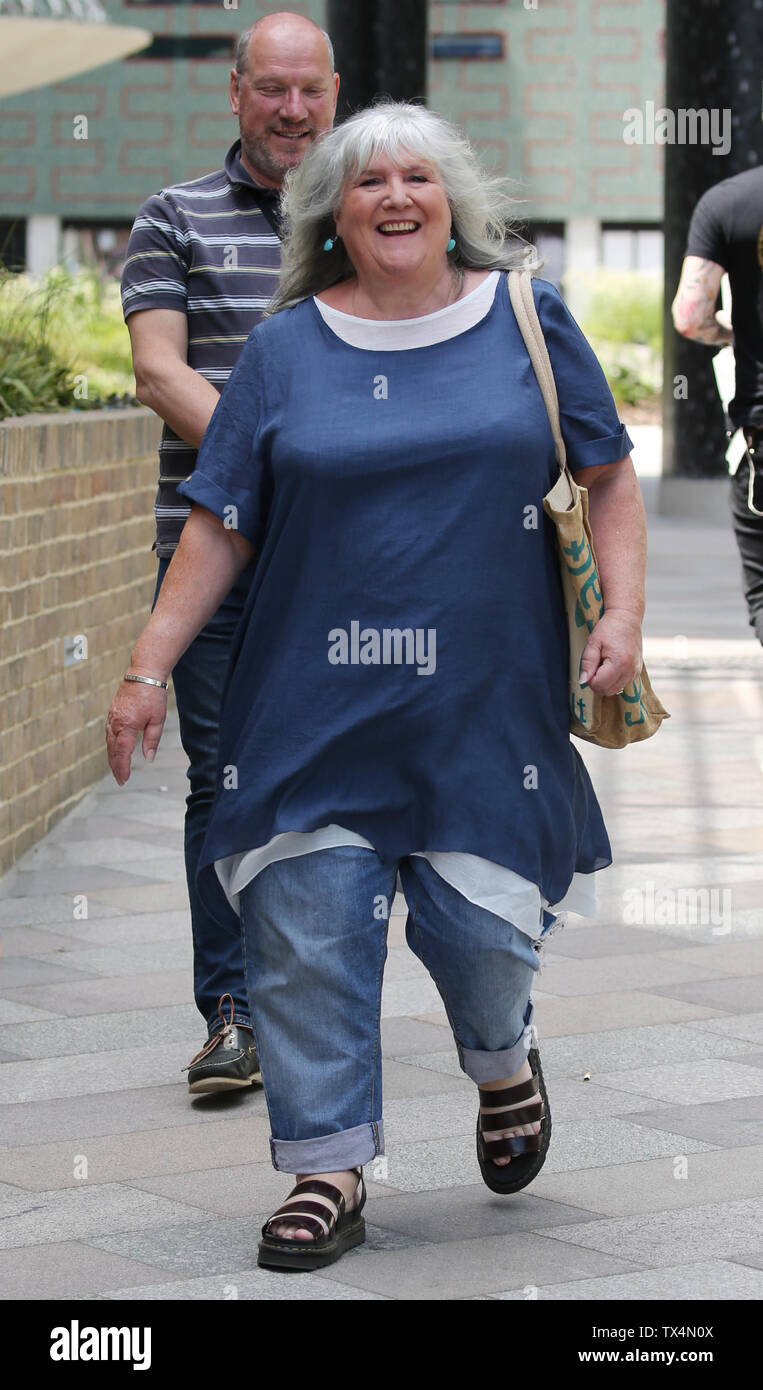 Jane Cox outside ITV Studios today Featuring: Jane Cox Where: London ...