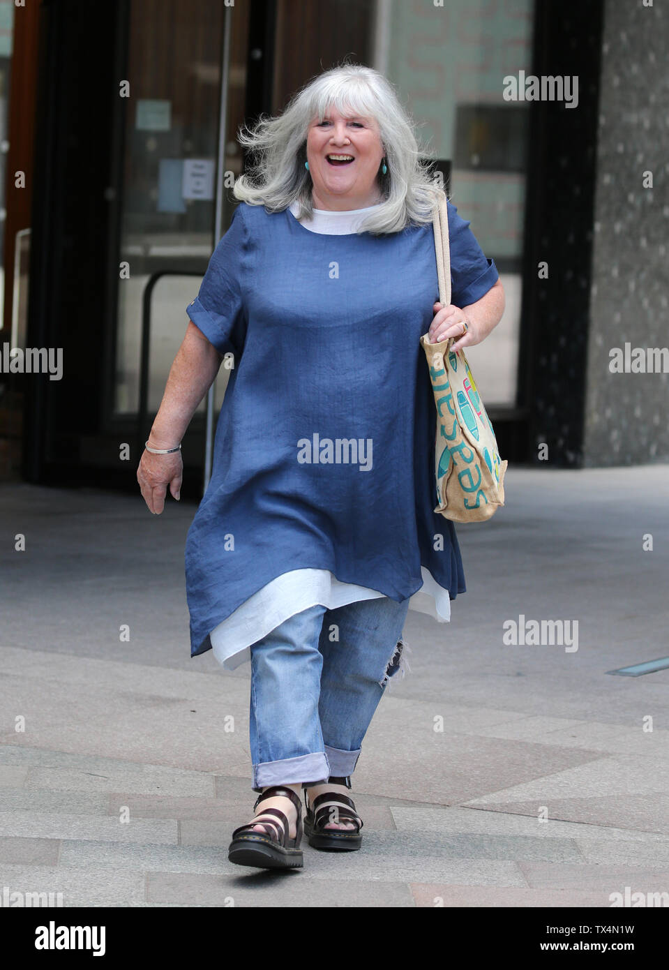 Jane Cox outside ITV Studios today Featuring: Jane Cox Where: London ...