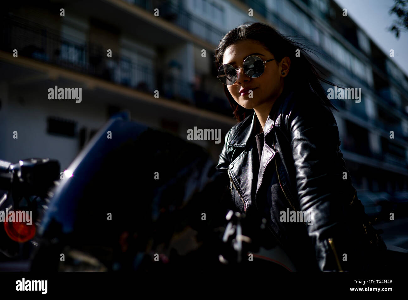 Custom built motorbike hi-res stock photography and images - Alamy