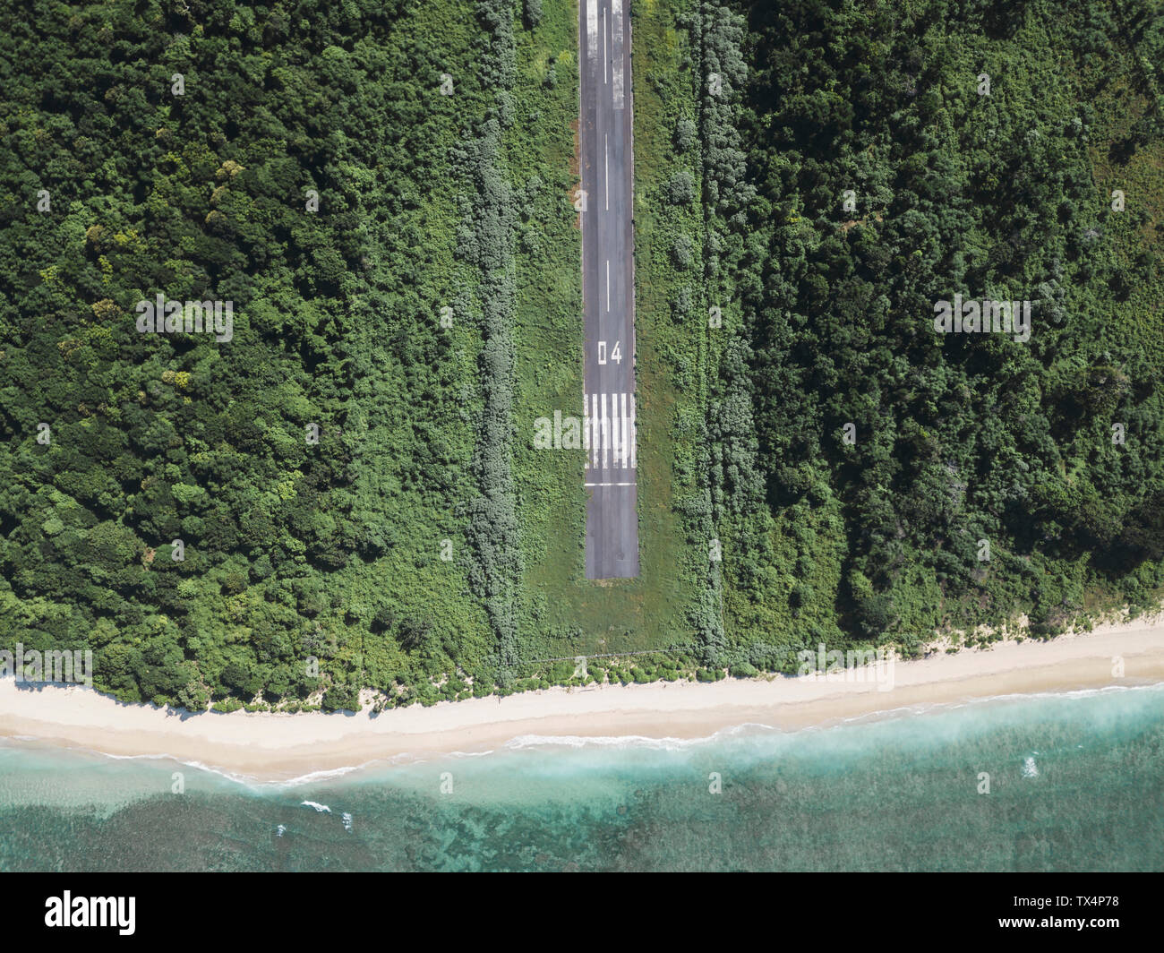 Indonesia, Sumbawa, runway Stock Photo - Alamy