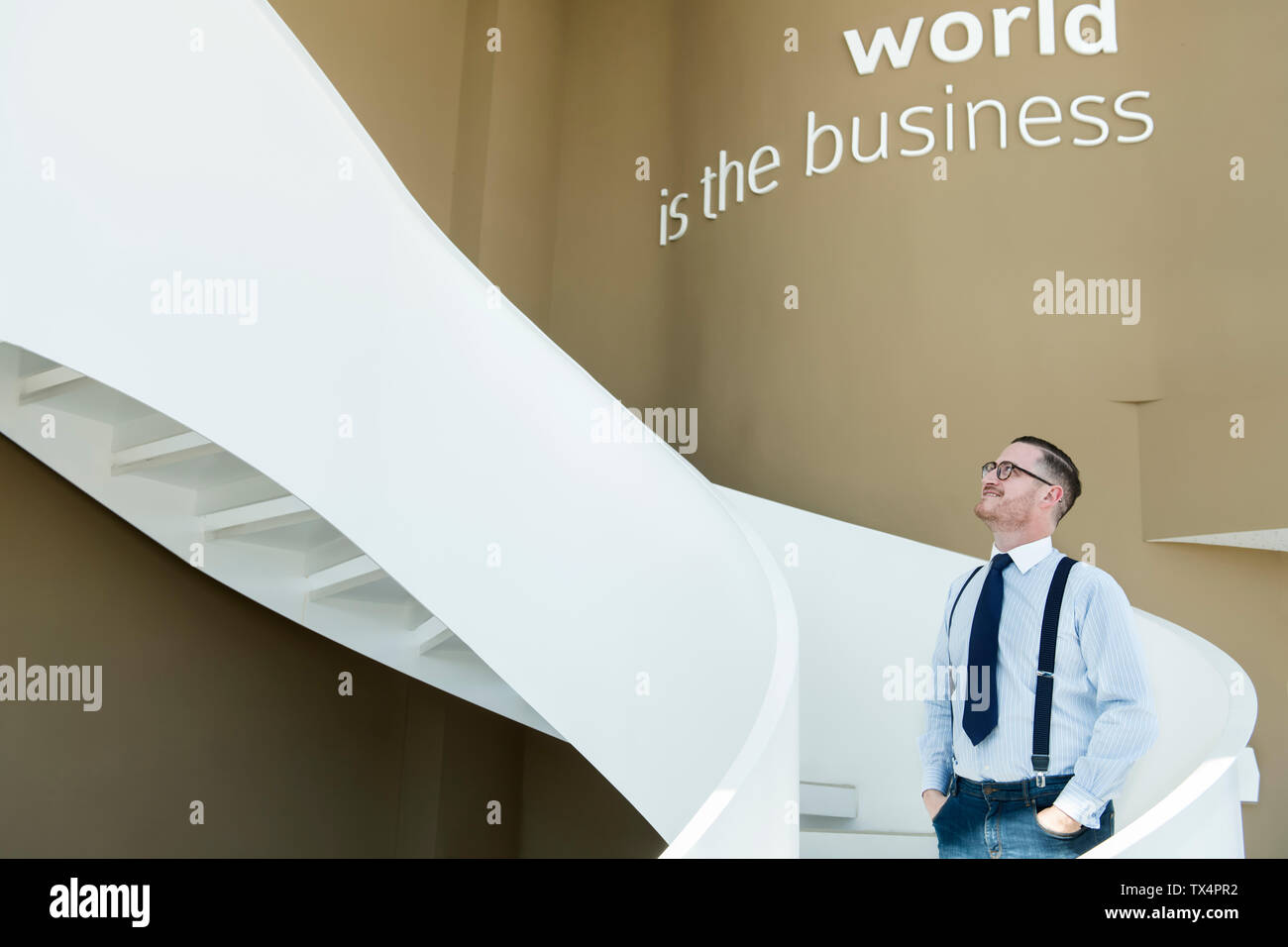 Looking up stairs hi-res stock photography and images - Alamy