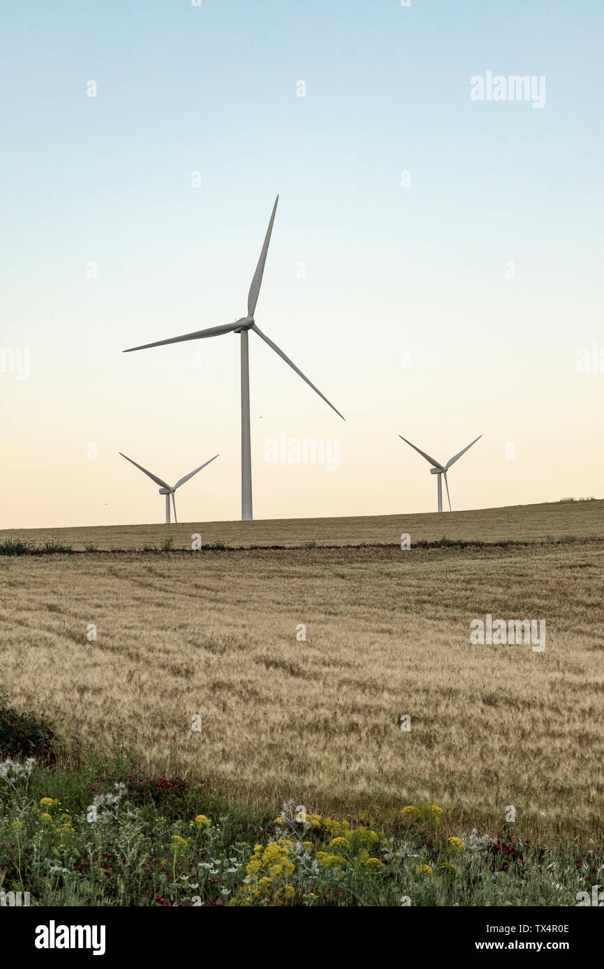 Spain, Andalusia, wind turbines Stock Photo - Alamy