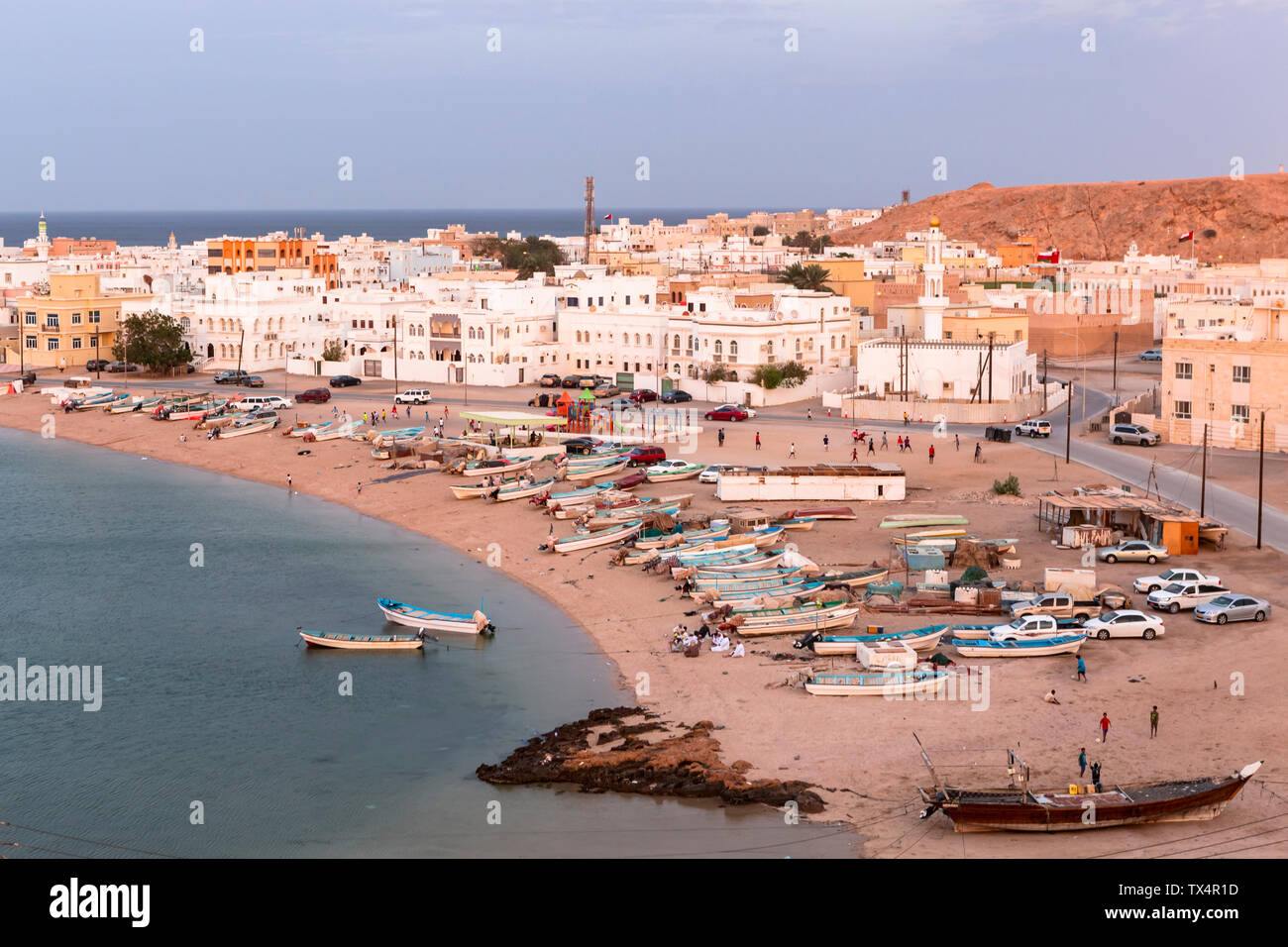 Sur harbor, Sur, Oman Stock Photo - Alamy