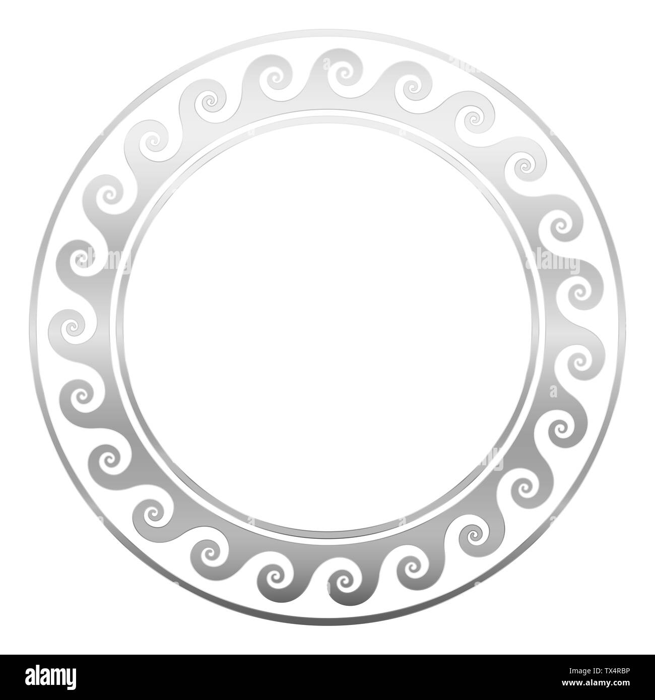 Silver pattern background Cut Out Stock Images & Pictures - Alamy