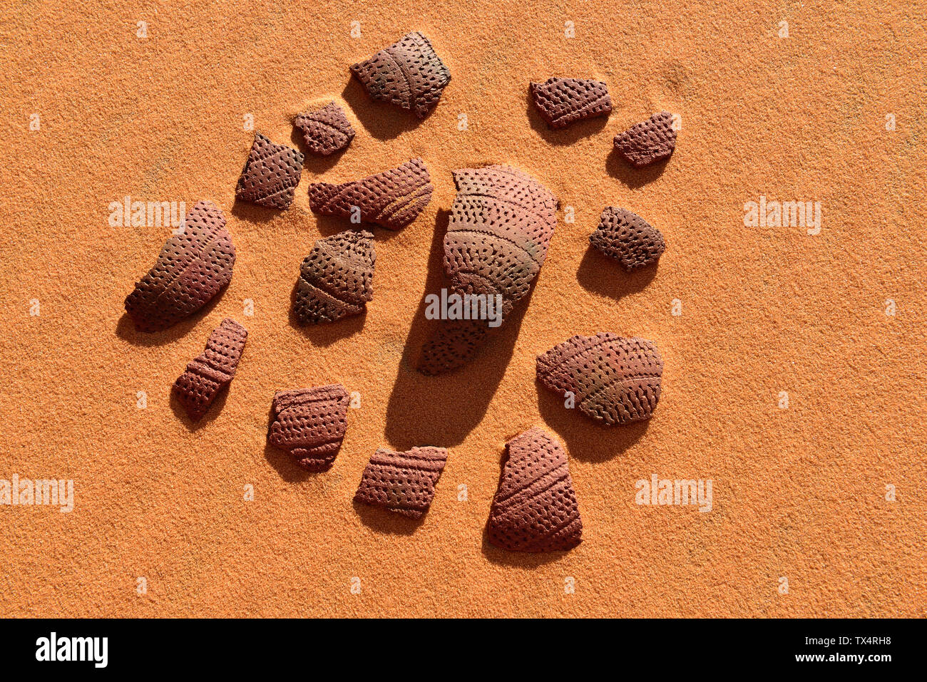Neolithic Sahara Desert Pottery Tassili N Ajjer | Algeria, Map,