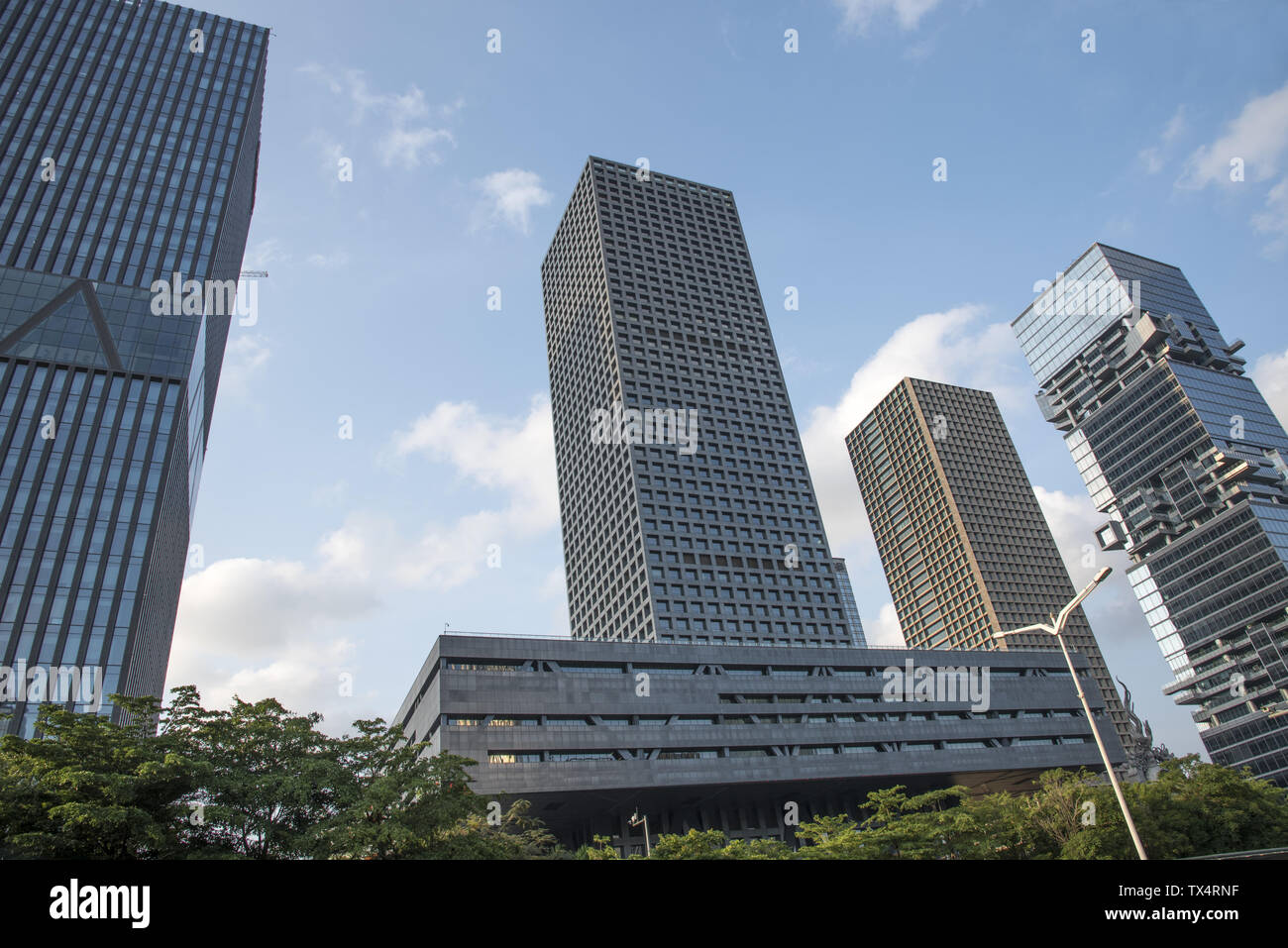 high-rise building building, Shenzhen city, China Stock Photo - Alamy