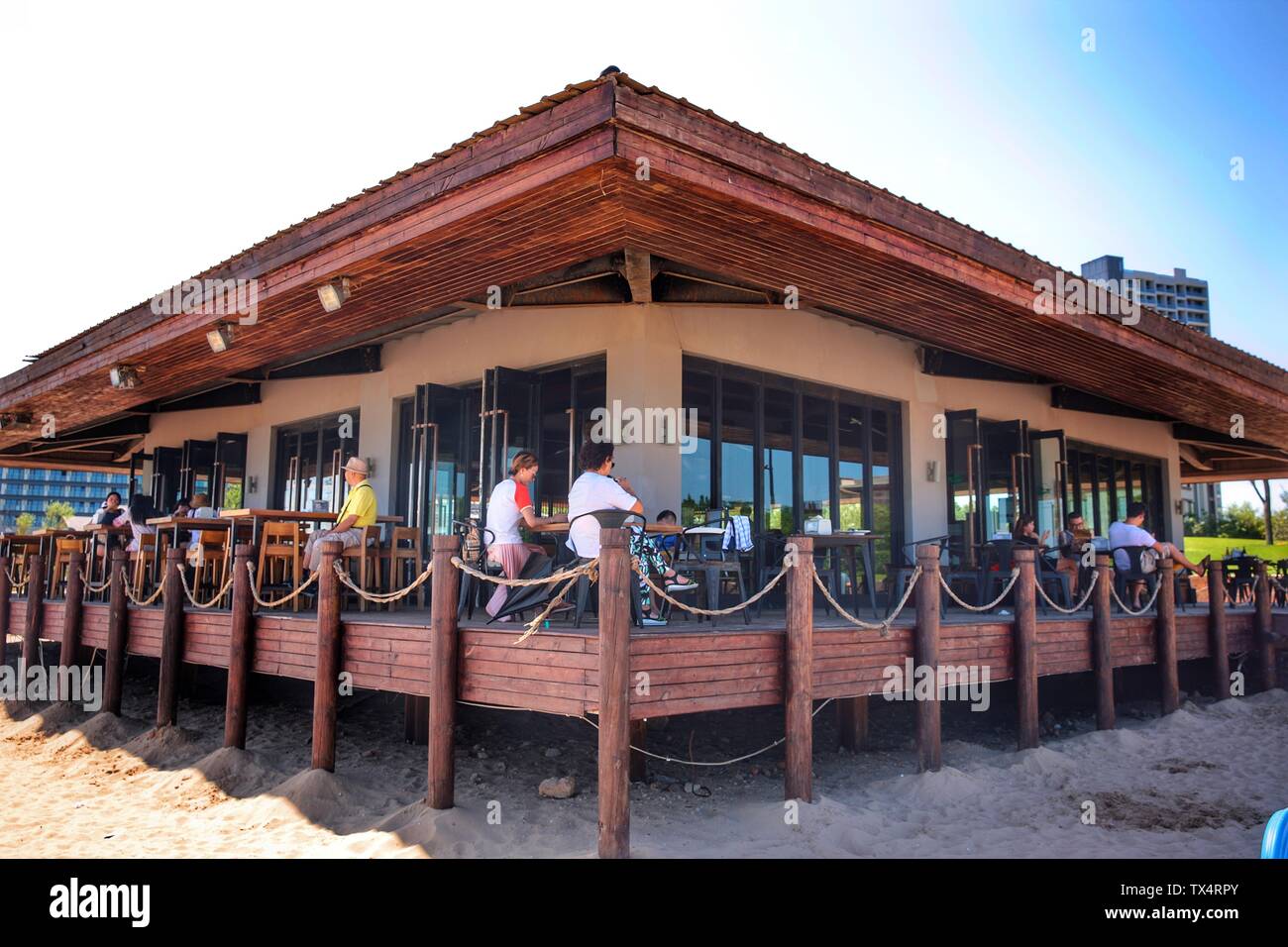 House tourists no one has traditional buildings architecture wood ...