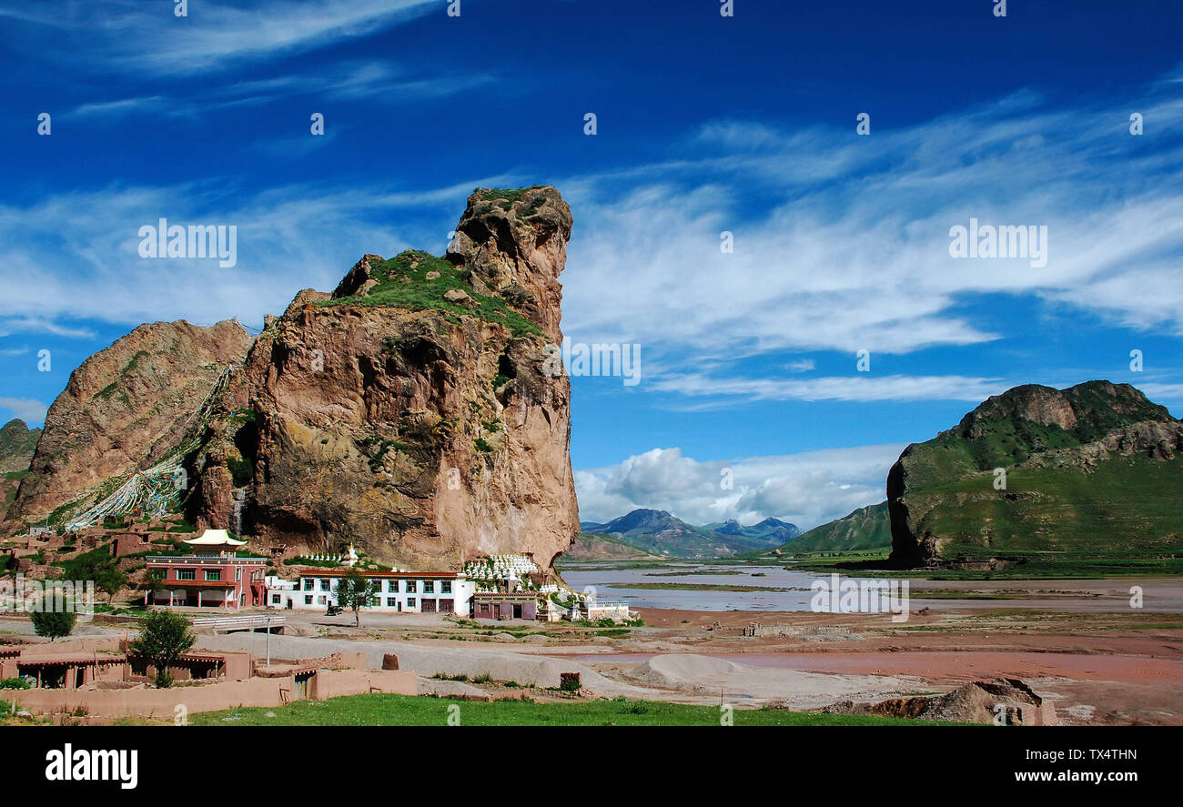 Tibetan buddhism and the upper reaches of the lancang river hi-res ...