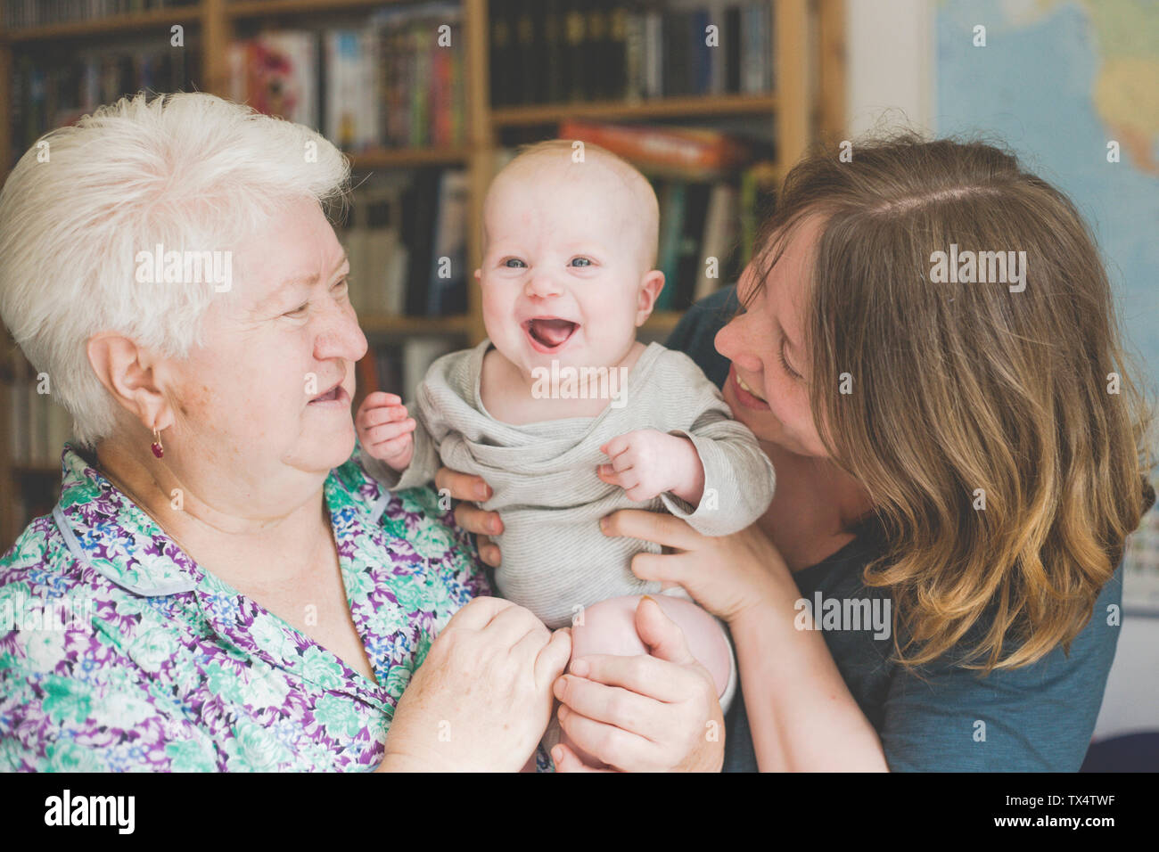 Grandmother mother baby hi-res stock photography and images - Alamy
