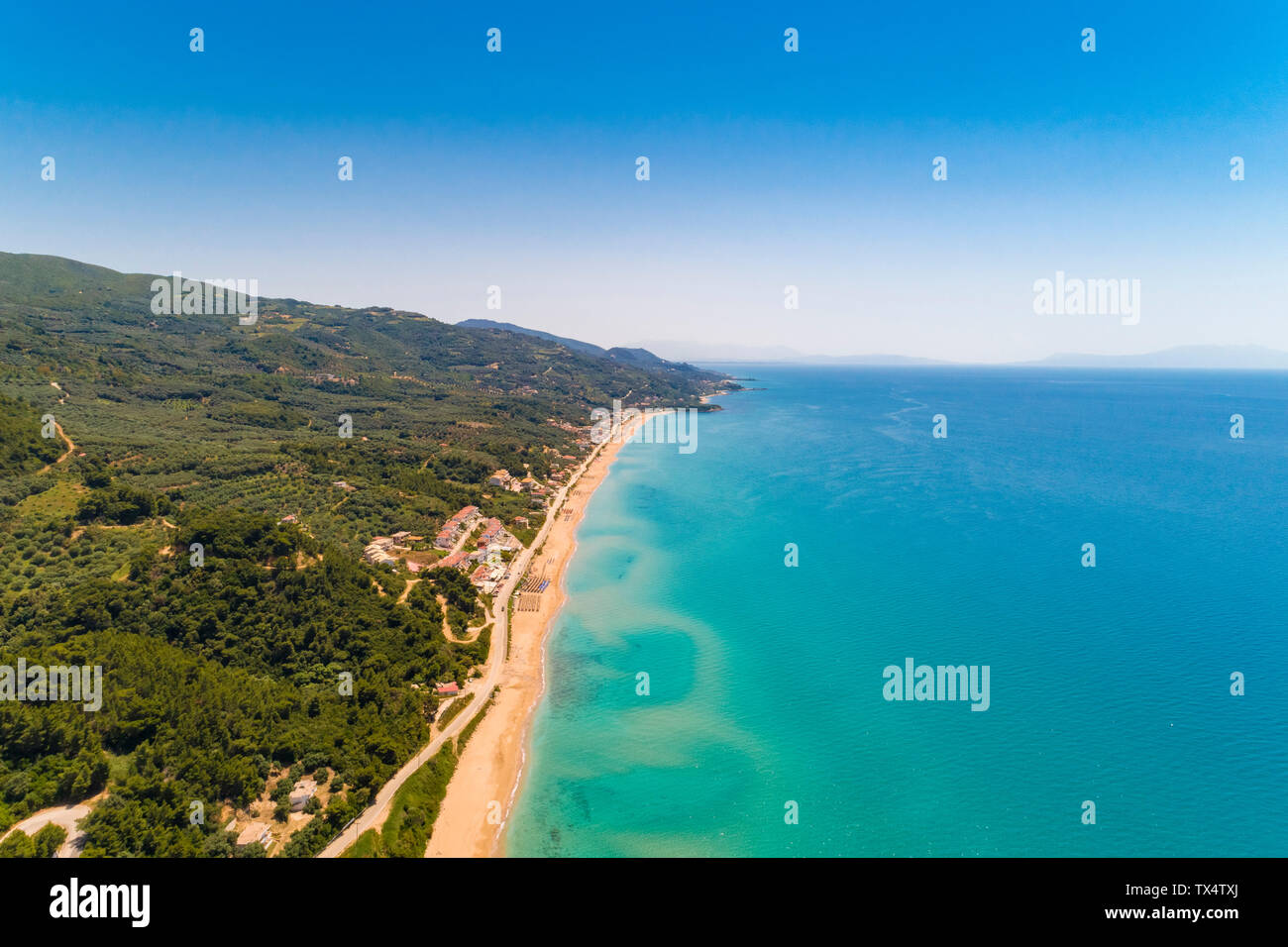 Aerial view of vrachos beach hi-res stock photography and images - Alamy
