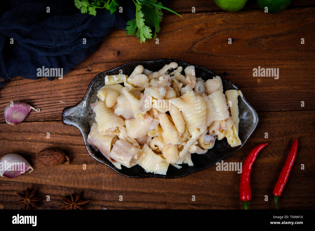 Sichuan cuisine, boneless phoenix claws Stock Photo - Alamy