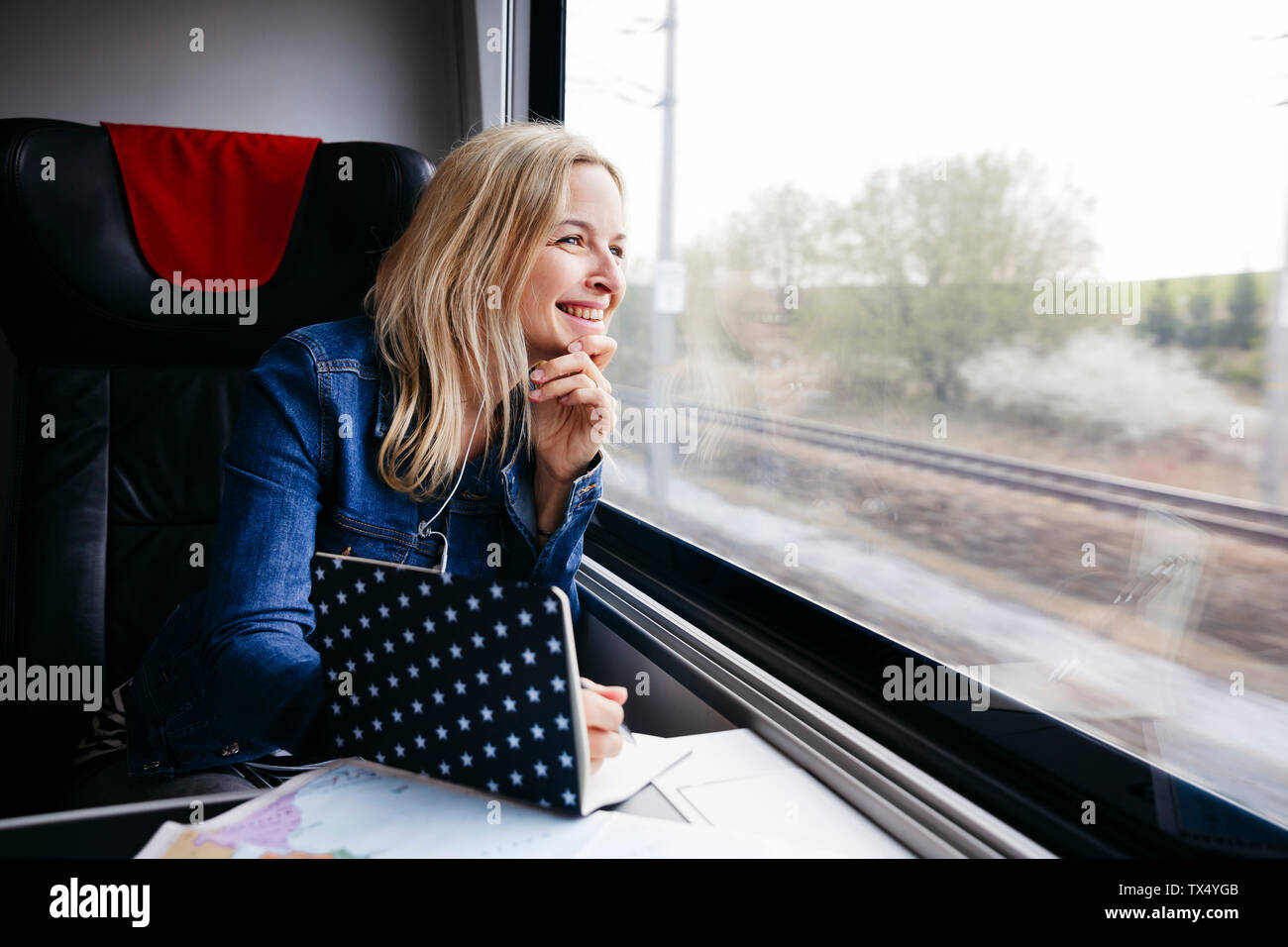 Looking from train window hi-res stock photography and images - Alamy