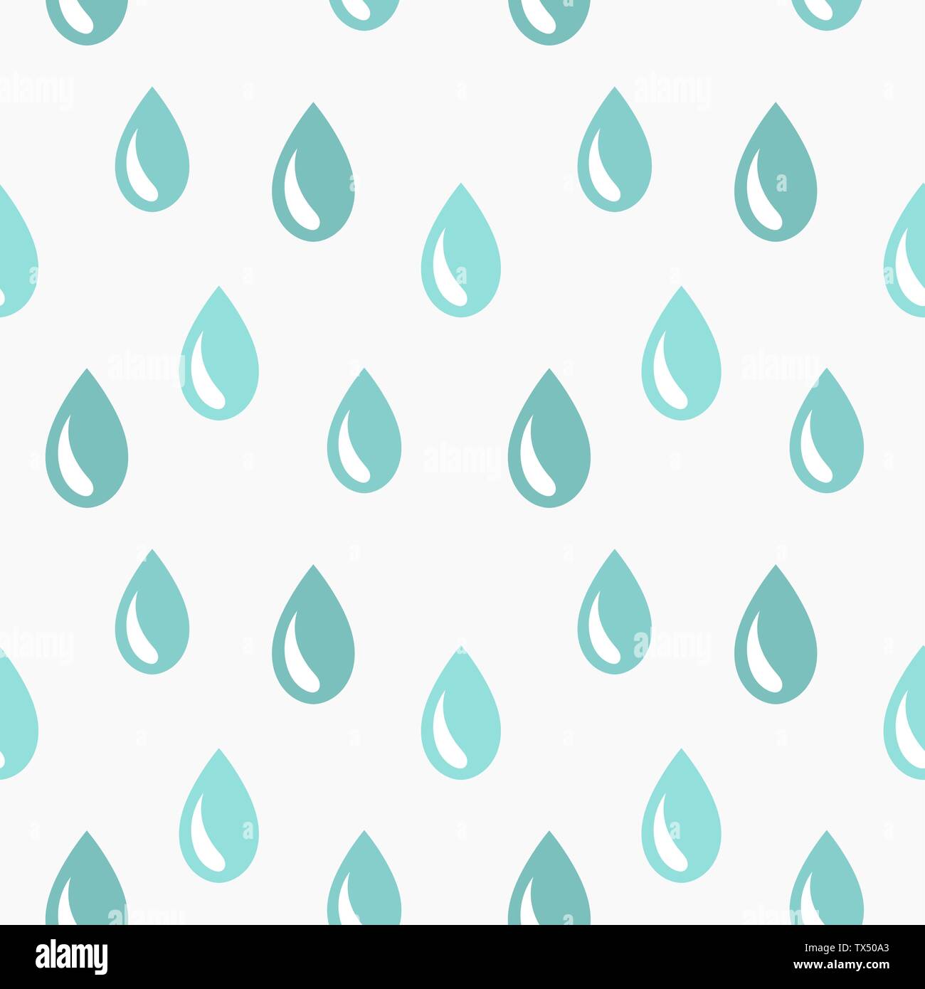 Rain drops seamless pattern. Vector illustration Stock Vector Image ...