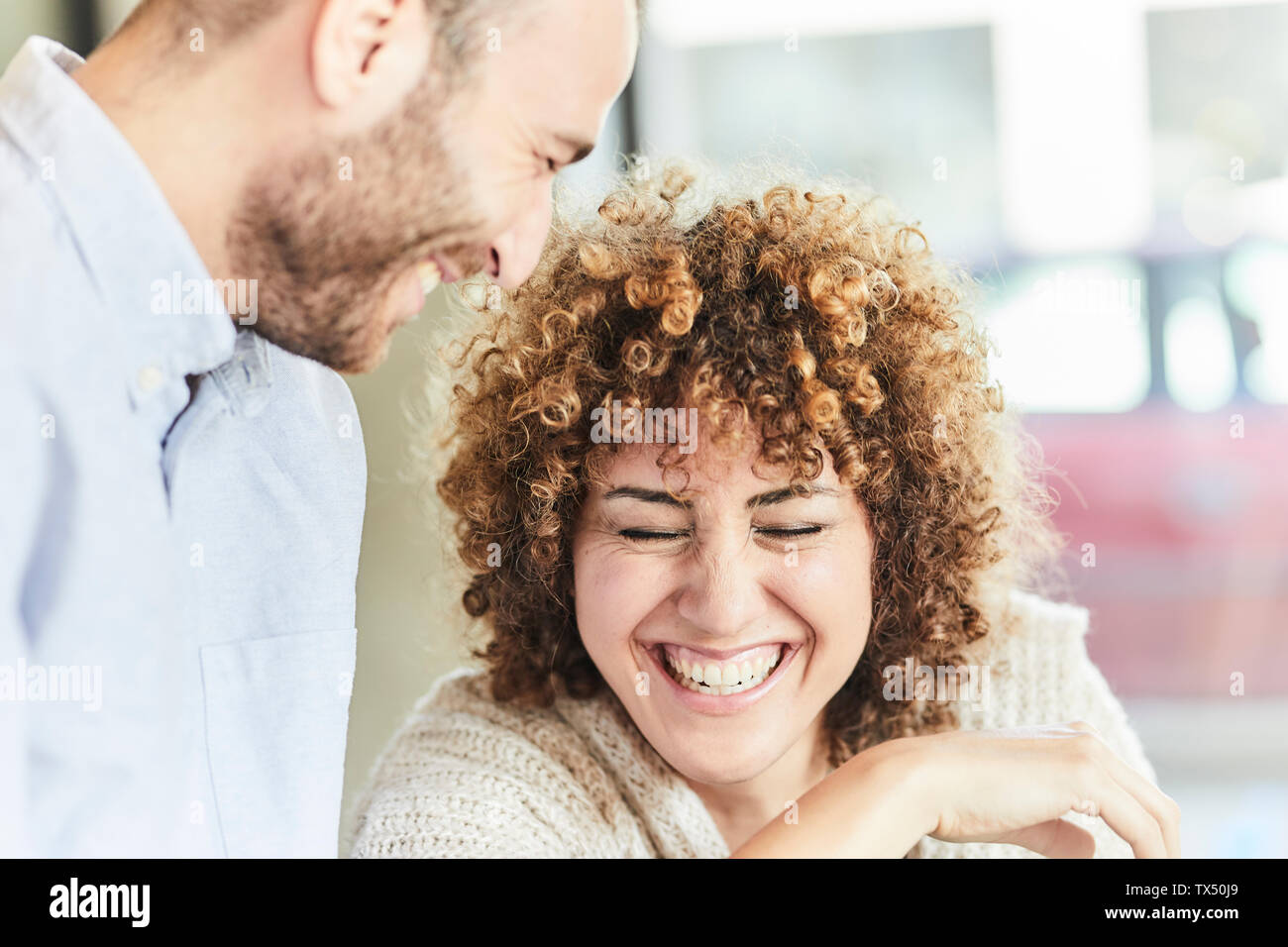 Close up happy man hi-res stock photography and images - Alamy