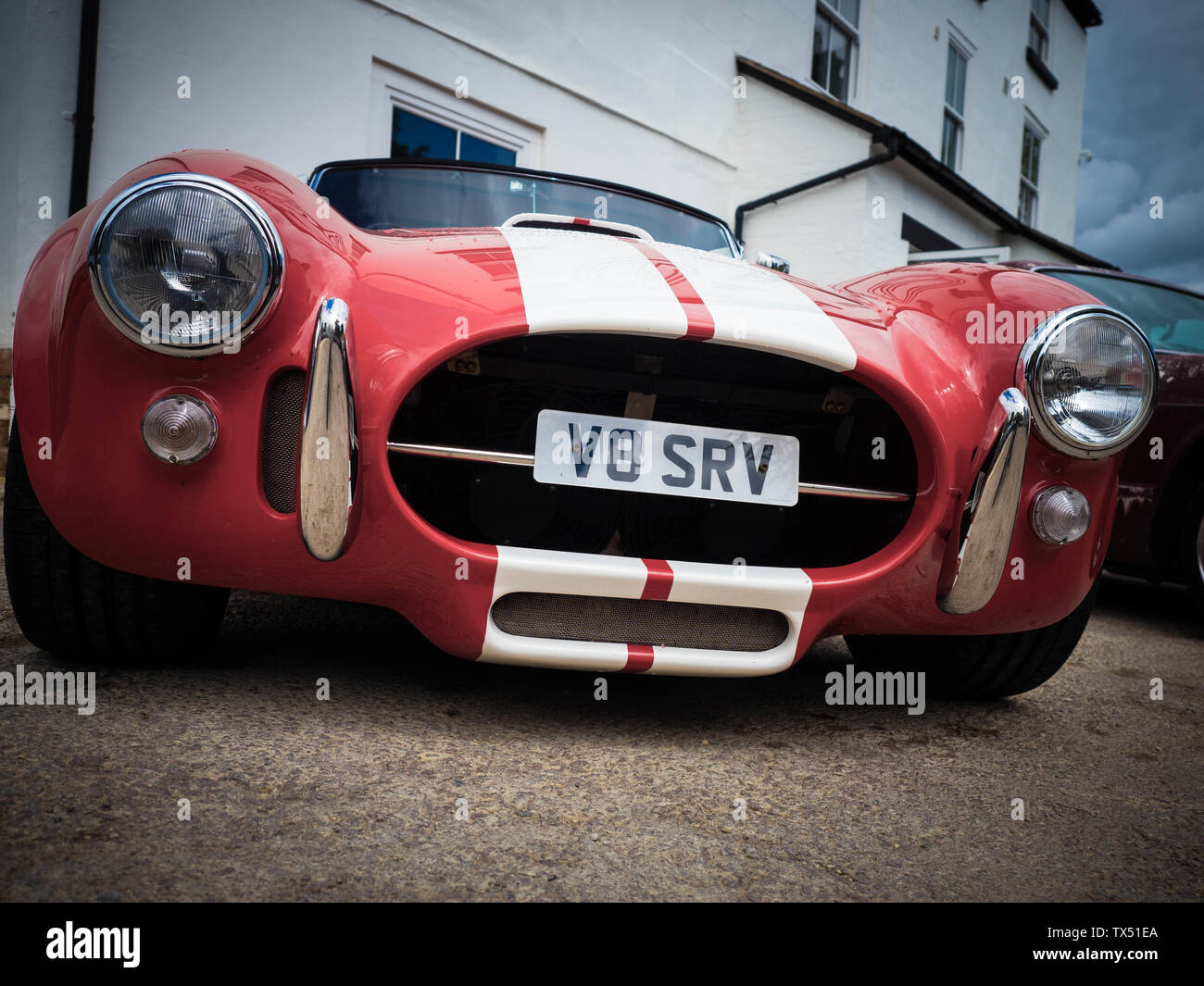 GD MK4 Cobra Replica In Red With White Stripes on display at Caffeine ...