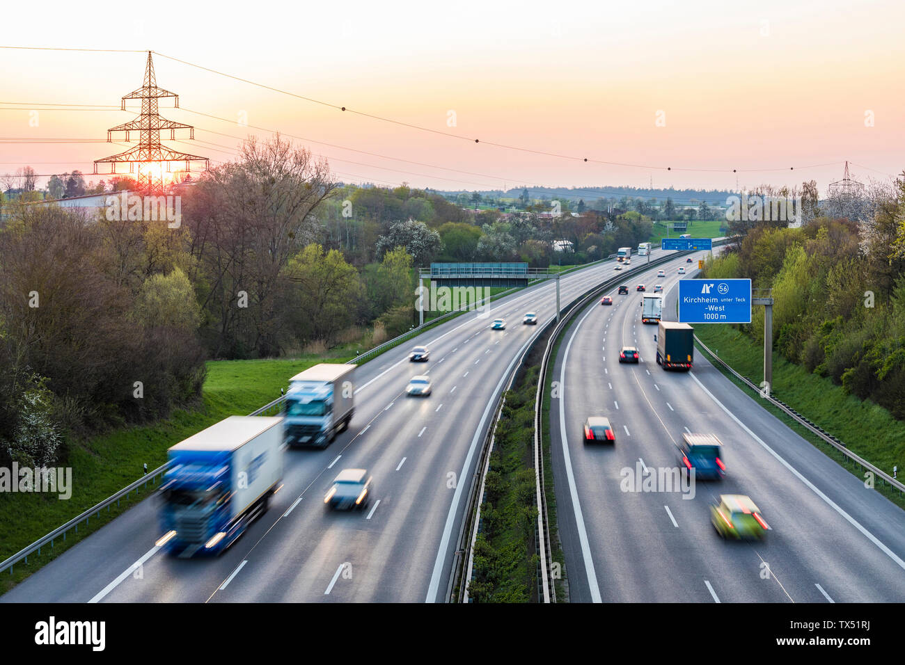 Autobahn sign germany hi-res stock photography and images - Alamy