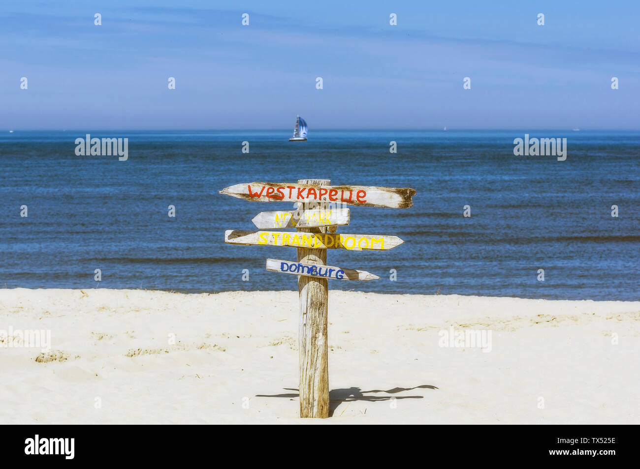 Netherlands wooden sign nature hi-res stock photography and images - Alamy