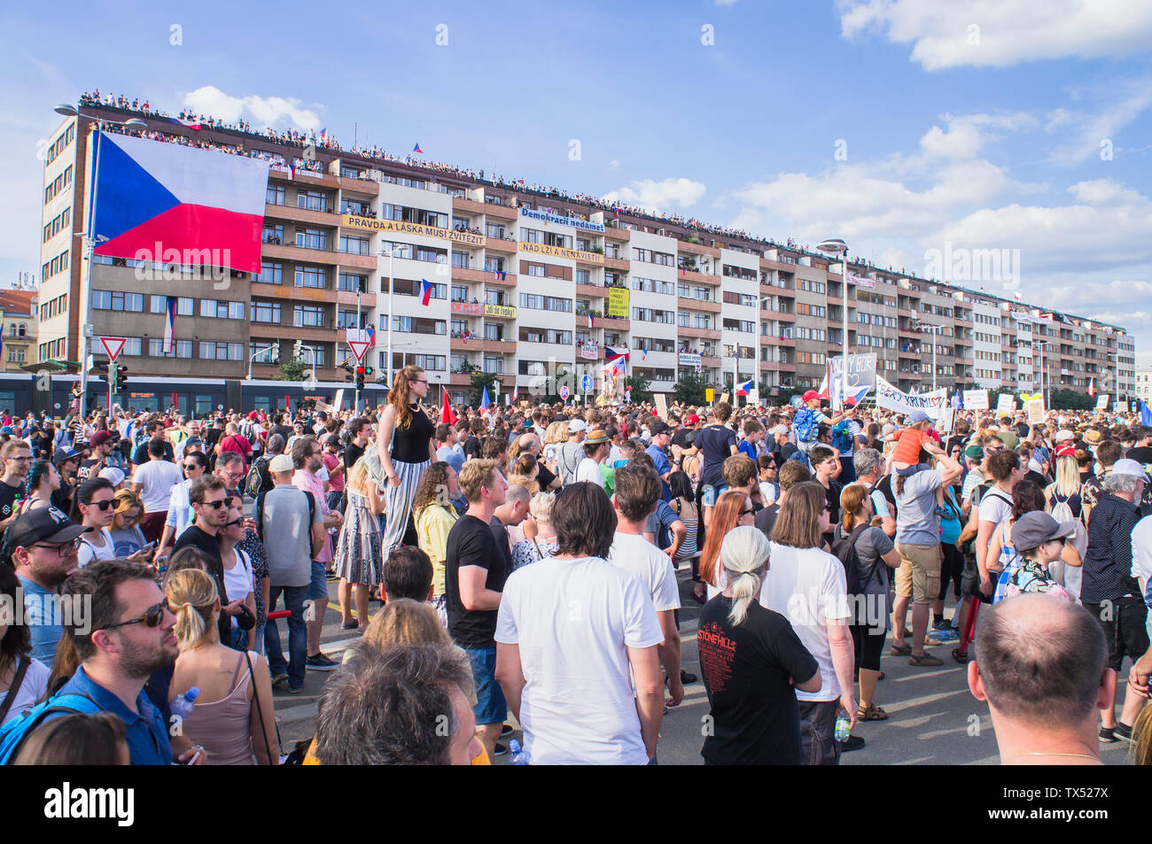 The rally against PM Andrej Babis and for the independence of the ...