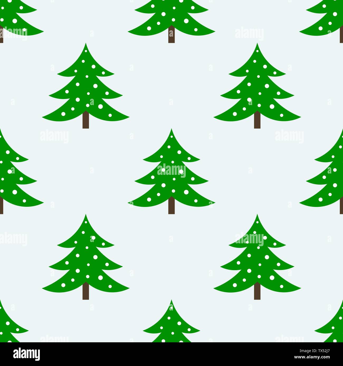 Christmas trees seamless pattern Stock Vector Image & Art - Alamy