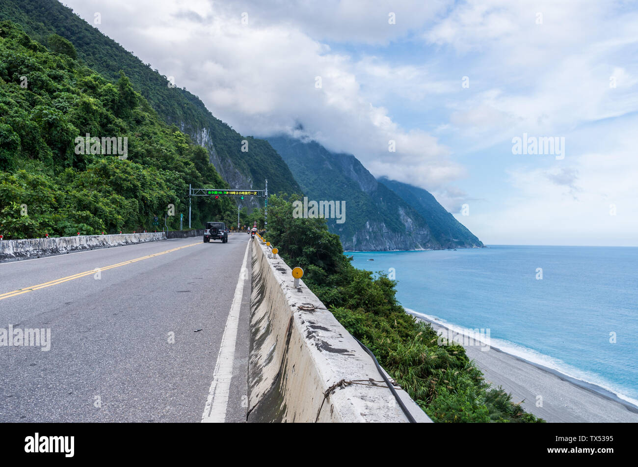 Hualien seaside highway Stock Photo - Alamy