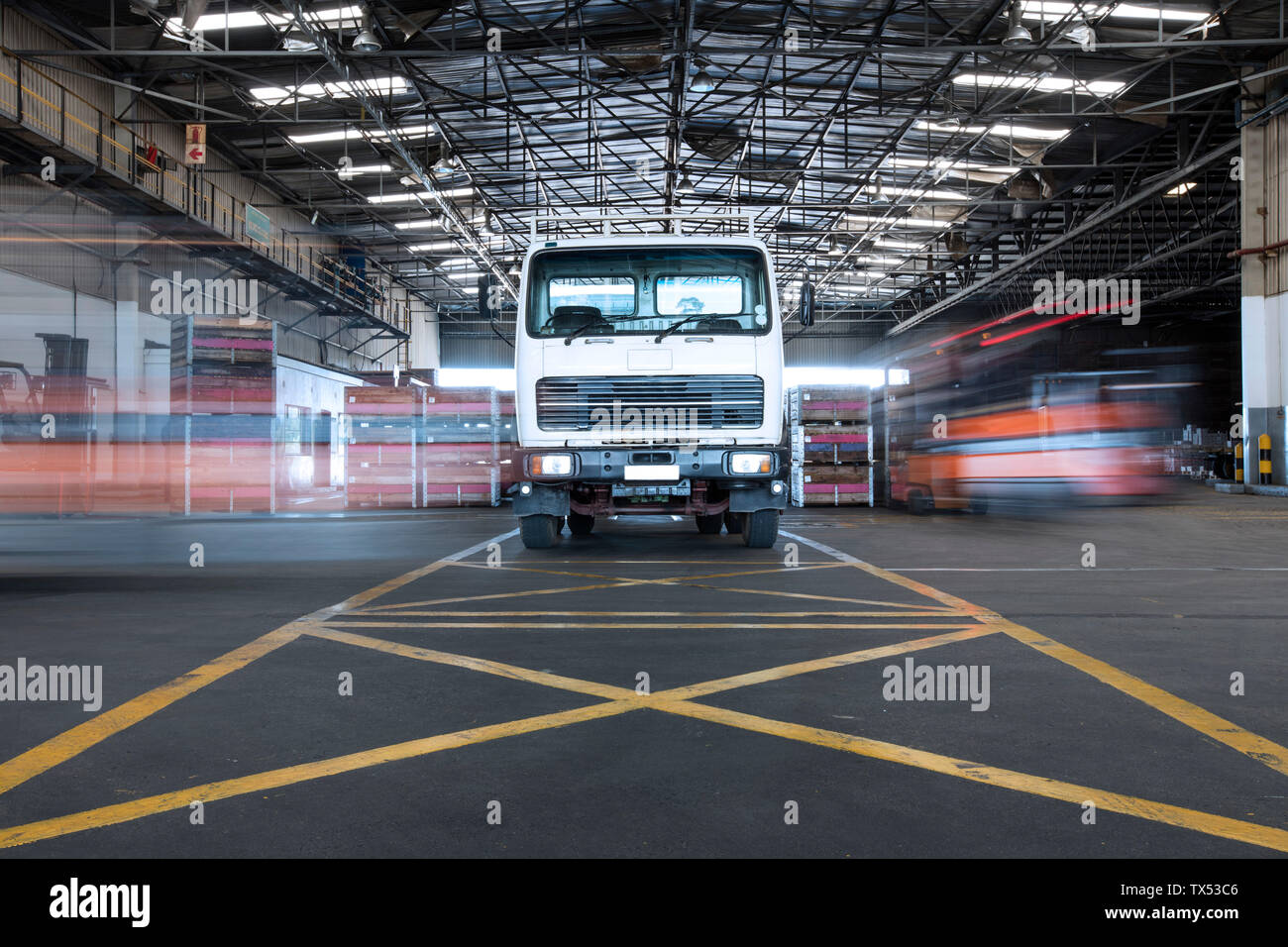 Logistics vehicle warehouse conveyance freight hi-res stock photography ...