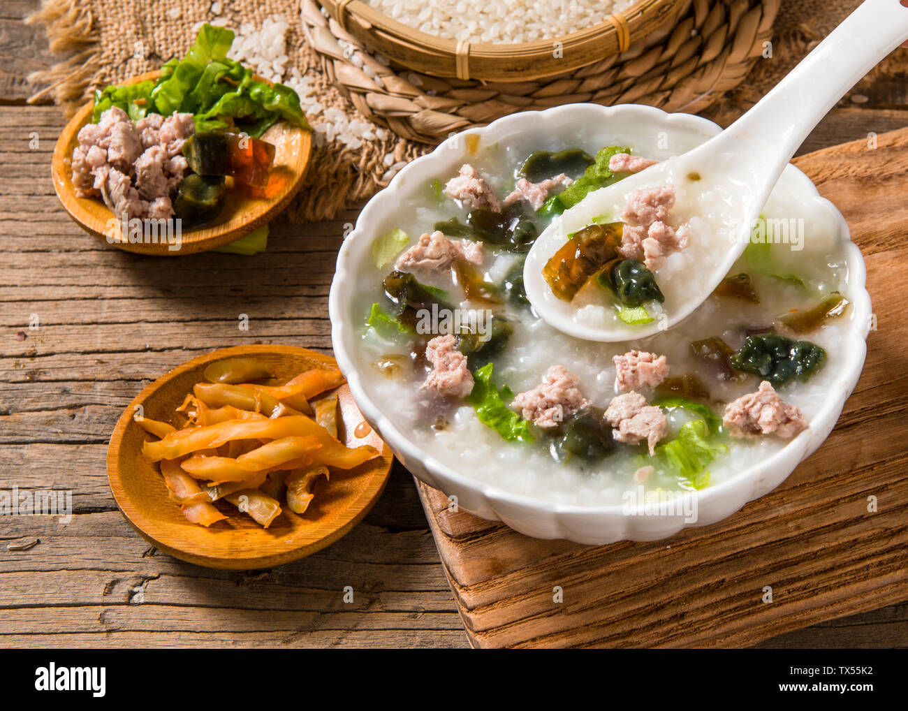 Skin egg porridge hi-res stock photography and images - Alamy